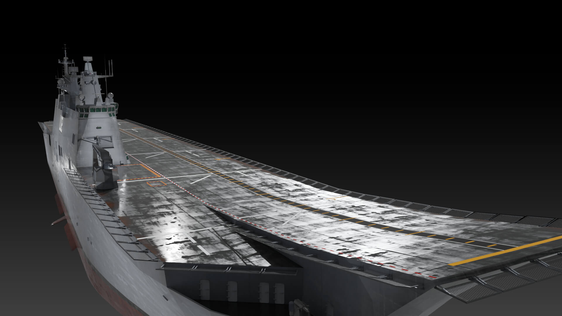 HMAS Canberra Game Ready Model by ennuishao