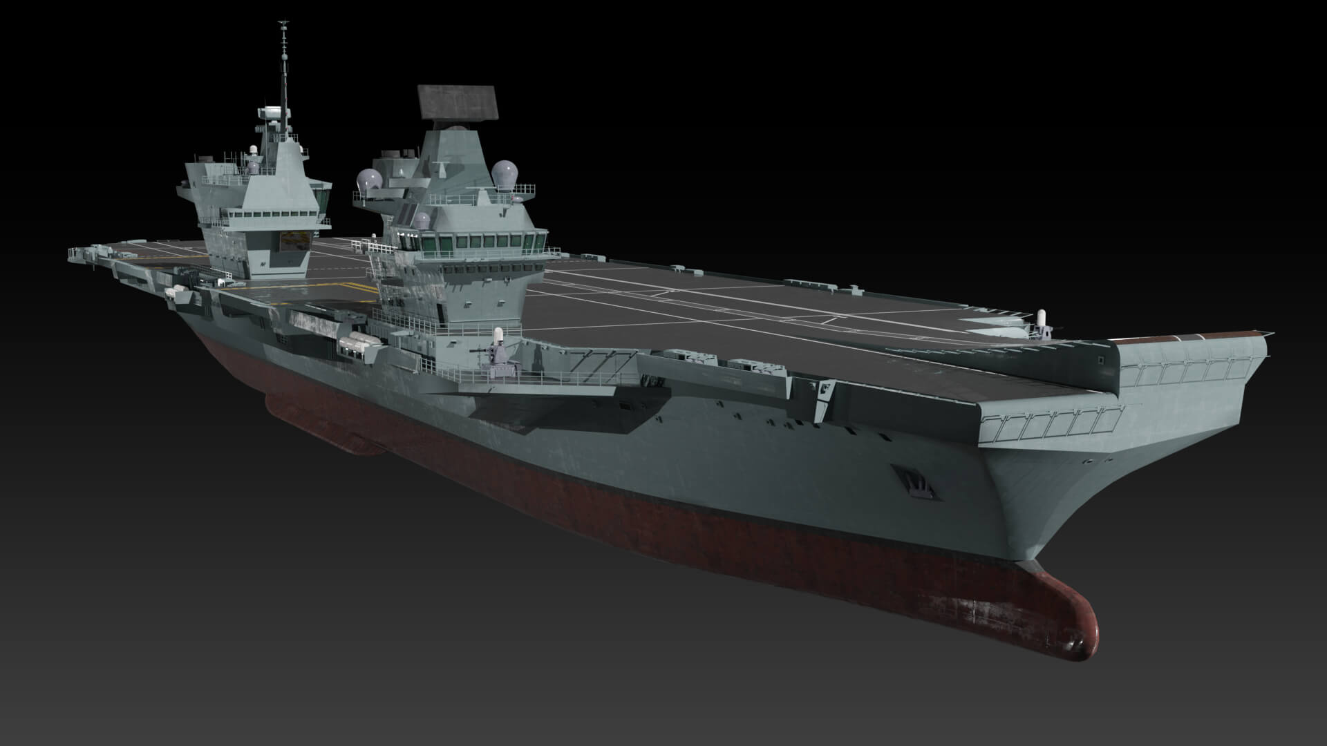 HMS Queen Elizabeth - 3D Model by ennuishao