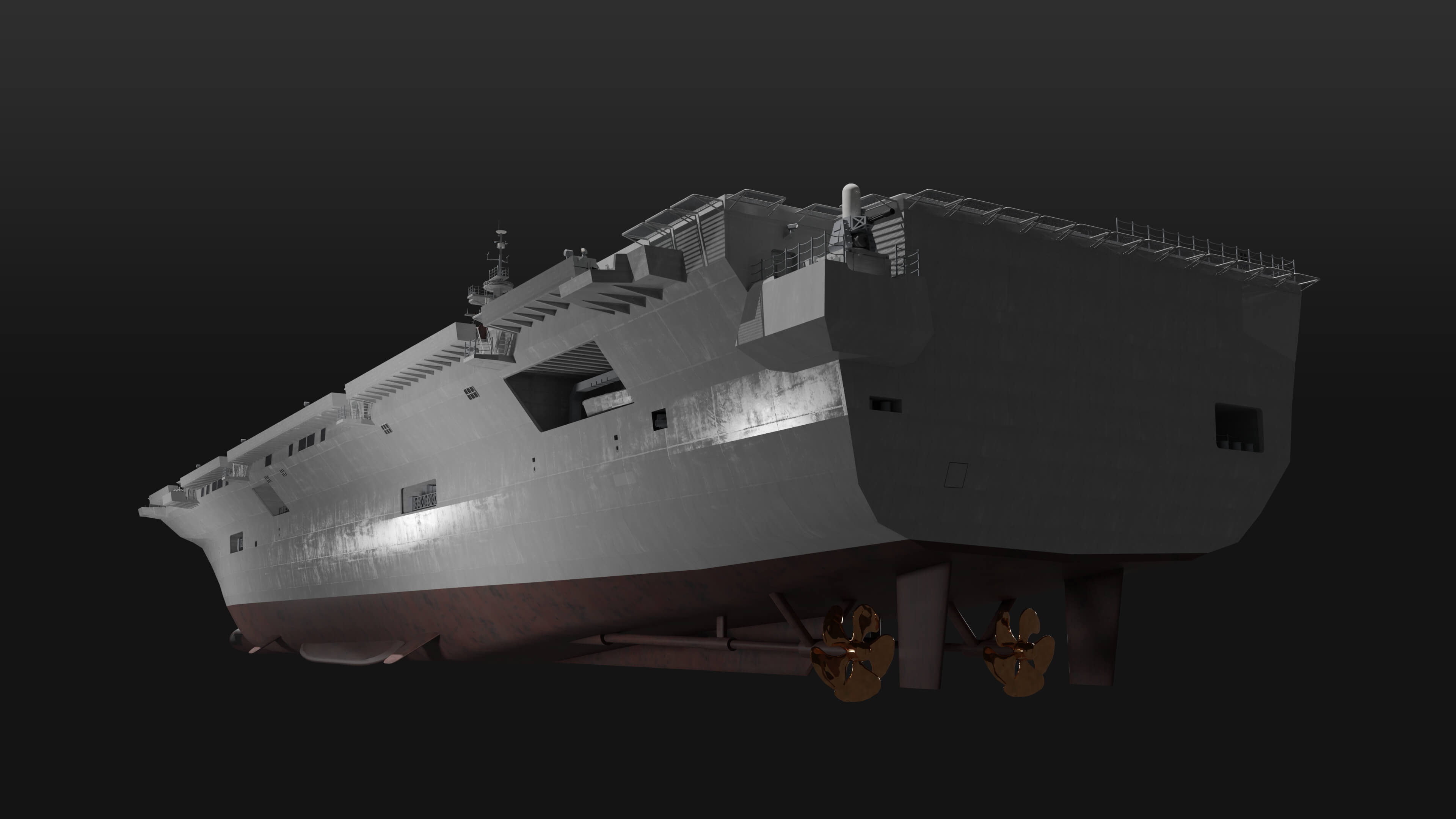 Hyuga Class Helicopter Carrier - 3D Model by ennuishao