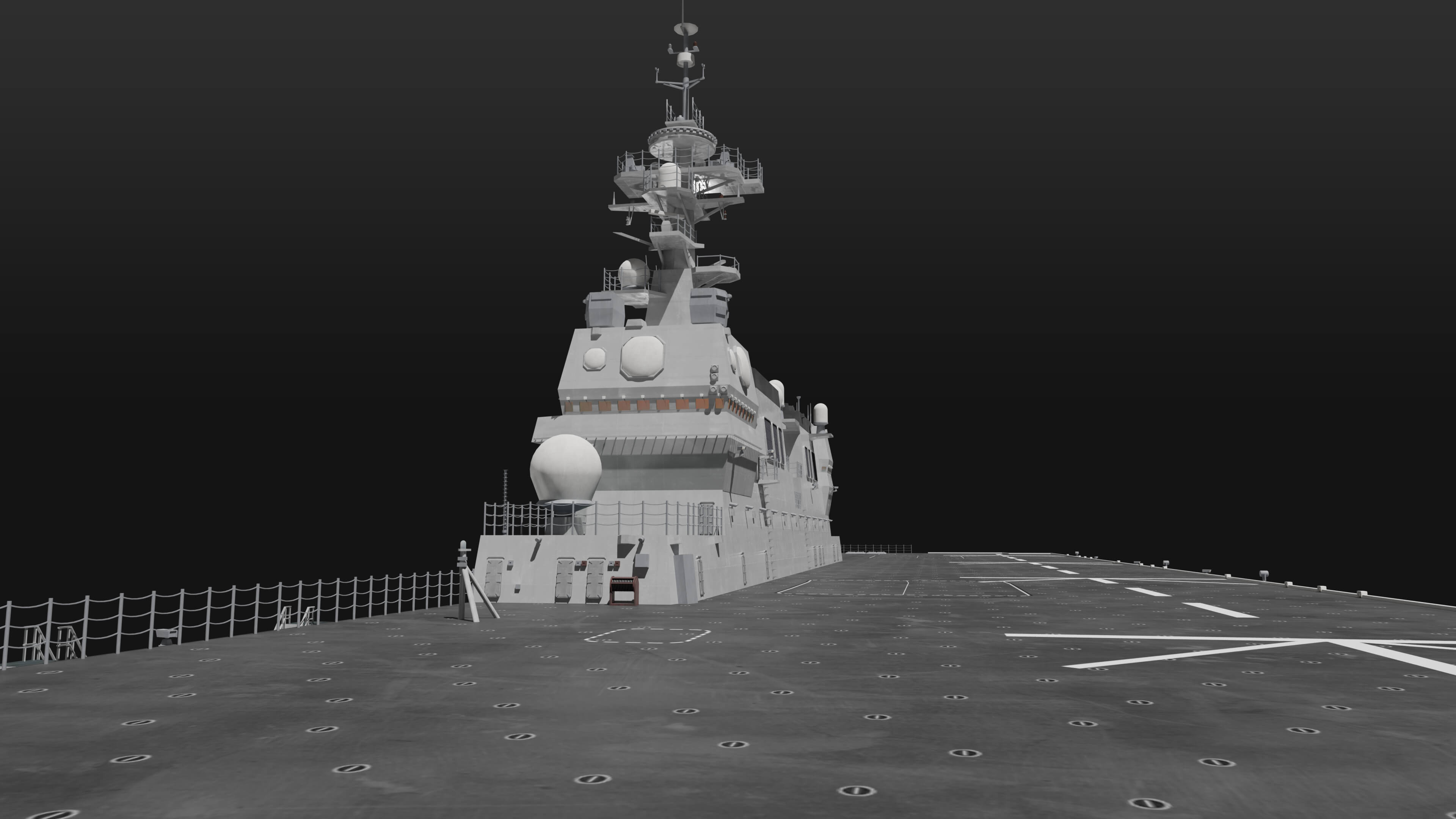 Hyuga Class Helicopter Carrier - 3D Model by ennuishao