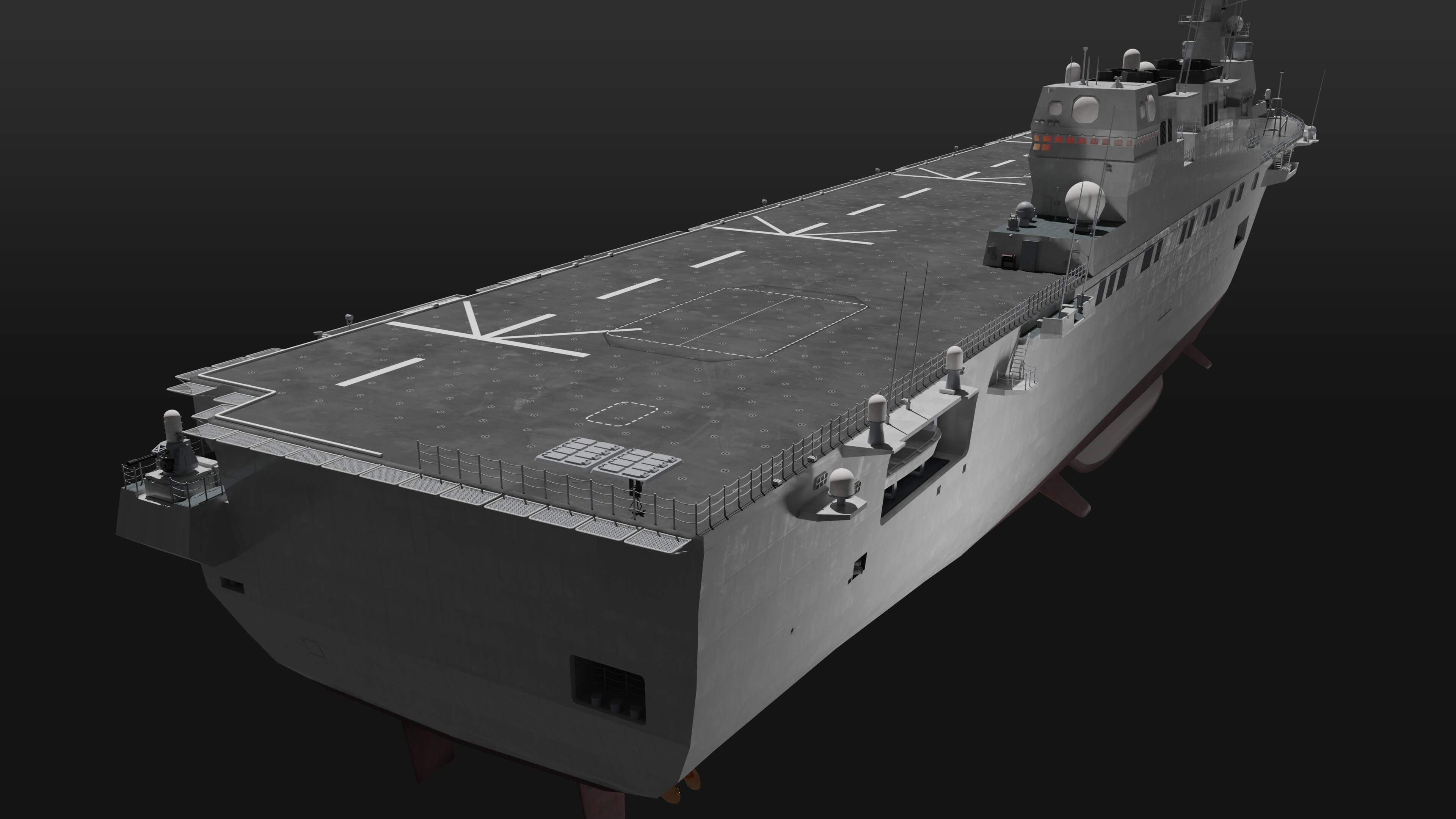 Hyuga Class Helicopter Carrier - 3D Model by ennuishao