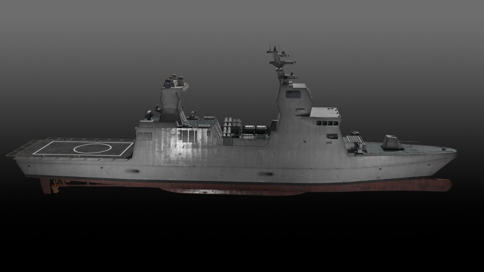 Israeli Navy SA'AR 6 Corvette - 3D Model by ennuishao