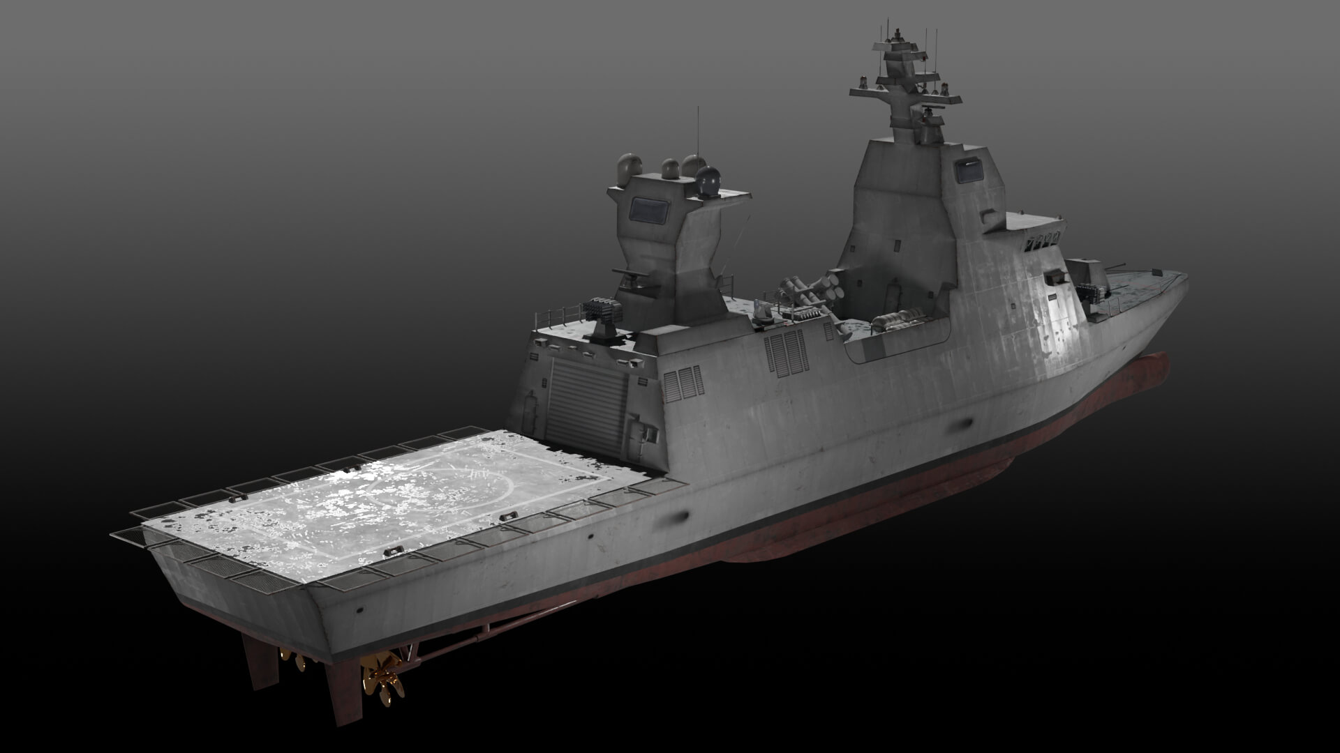Israeli Navy SA'AR 6 Corvette - 3D Model by ennuishao