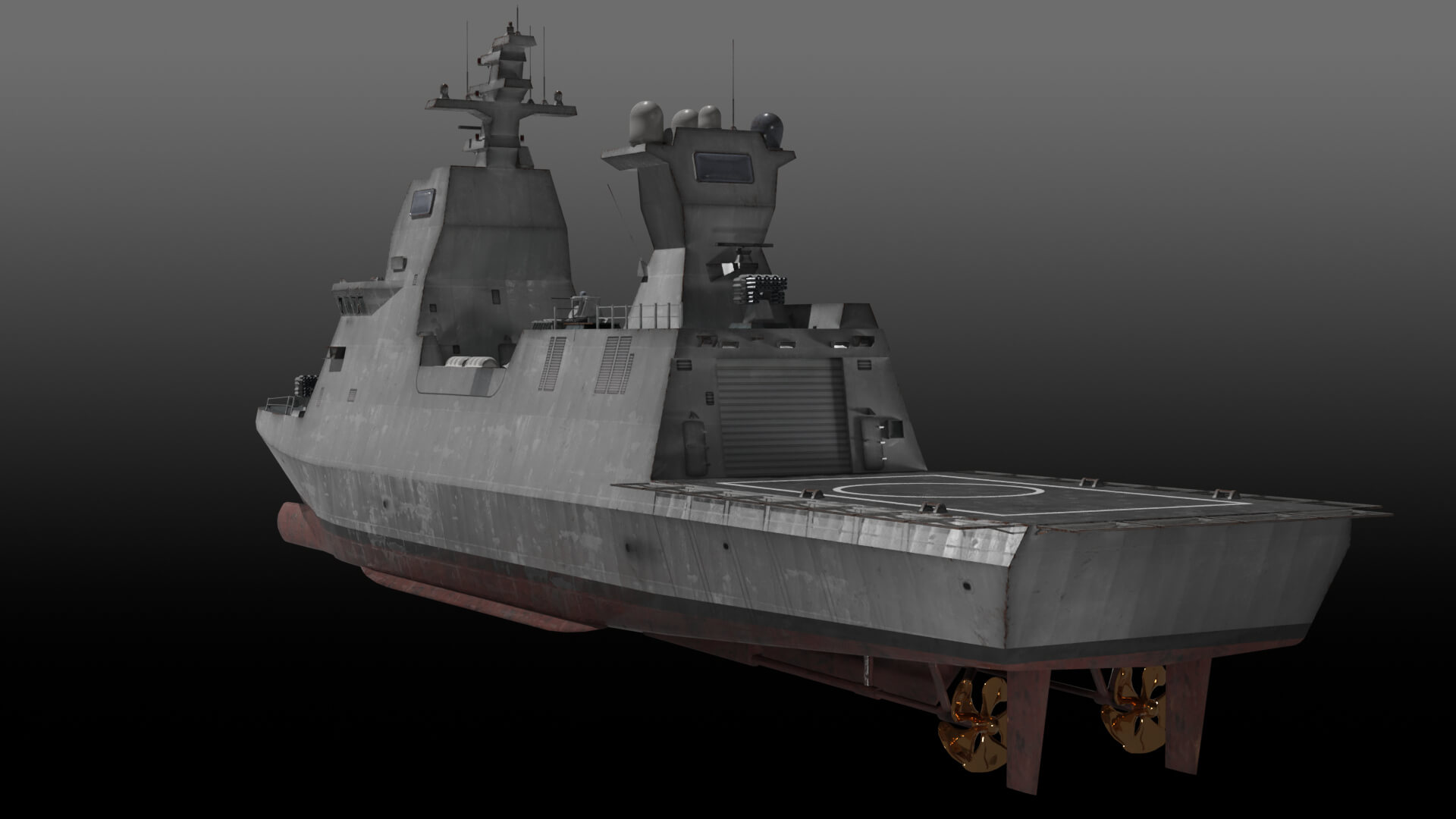 Israeli Navy SA'AR 6 Corvette - 3D Model by ennuishao