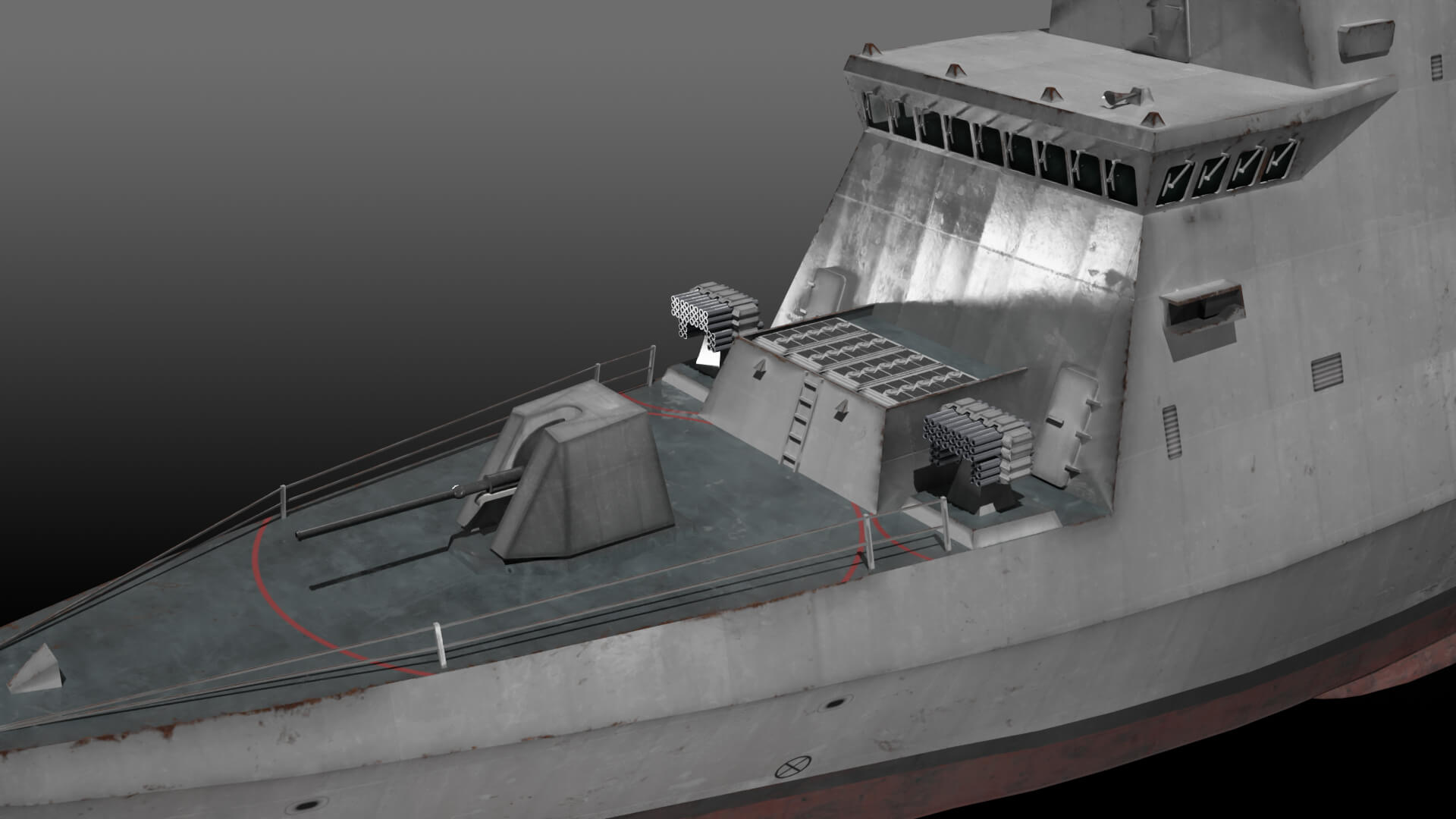 Israeli Navy SA'AR 6 Corvette - 3D Model by ennuishao