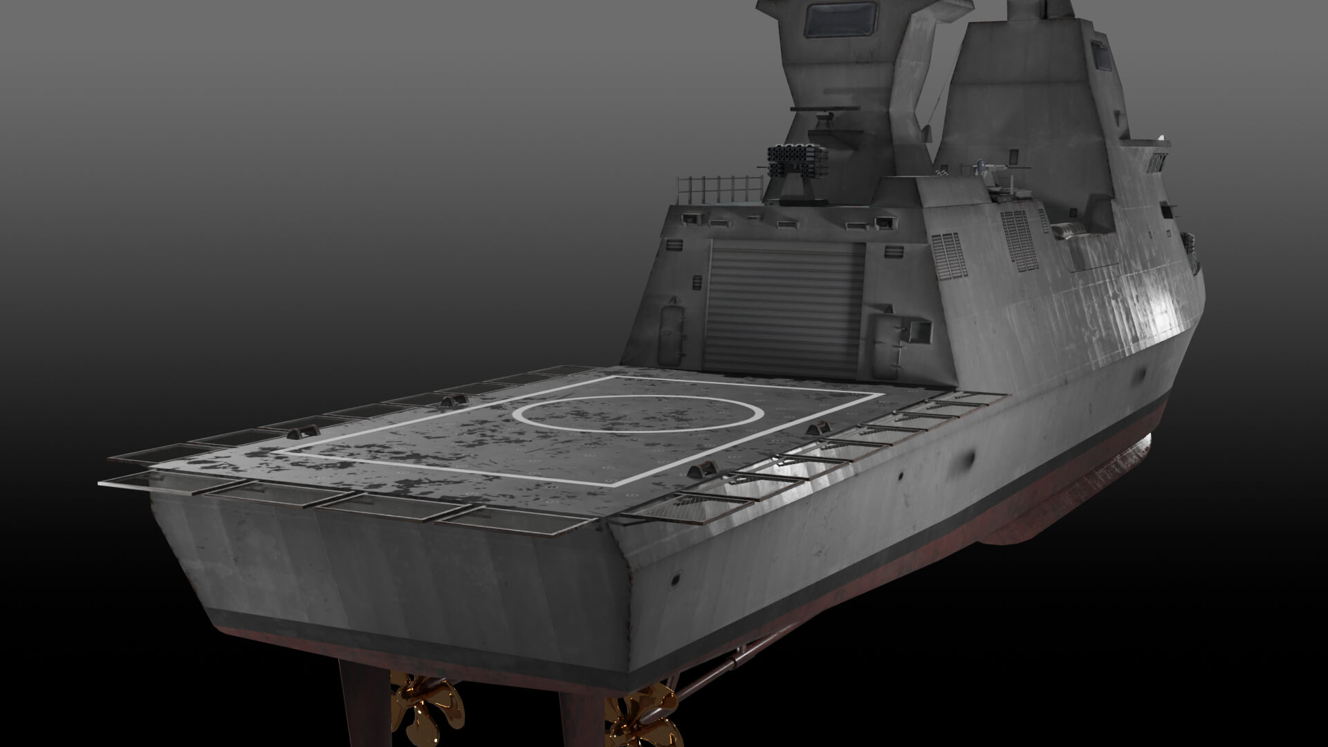 Israeli Navy SA'AR 6 Corvette - 3D Model by ennuishao