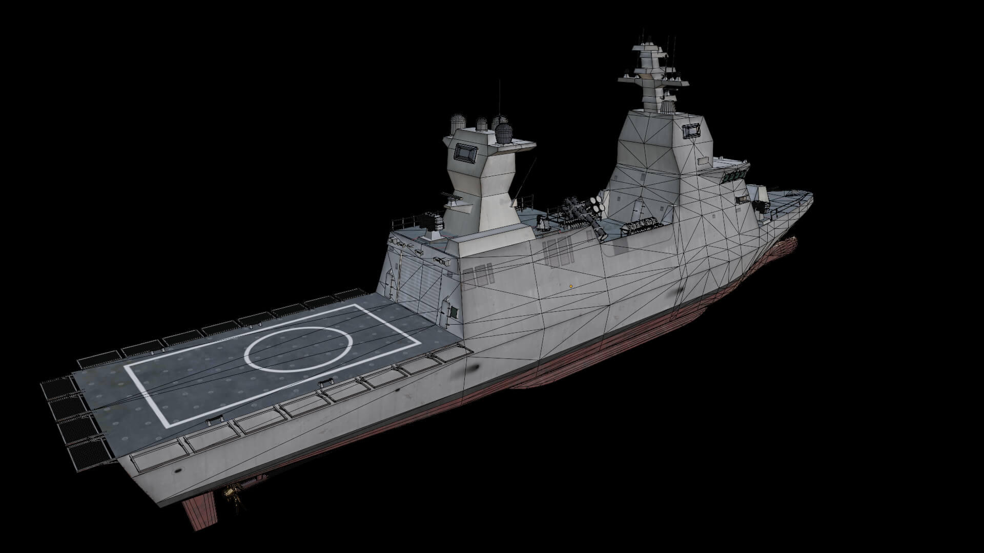 Israeli Navy SA'AR 6 Corvette - 3D Model by ennuishao