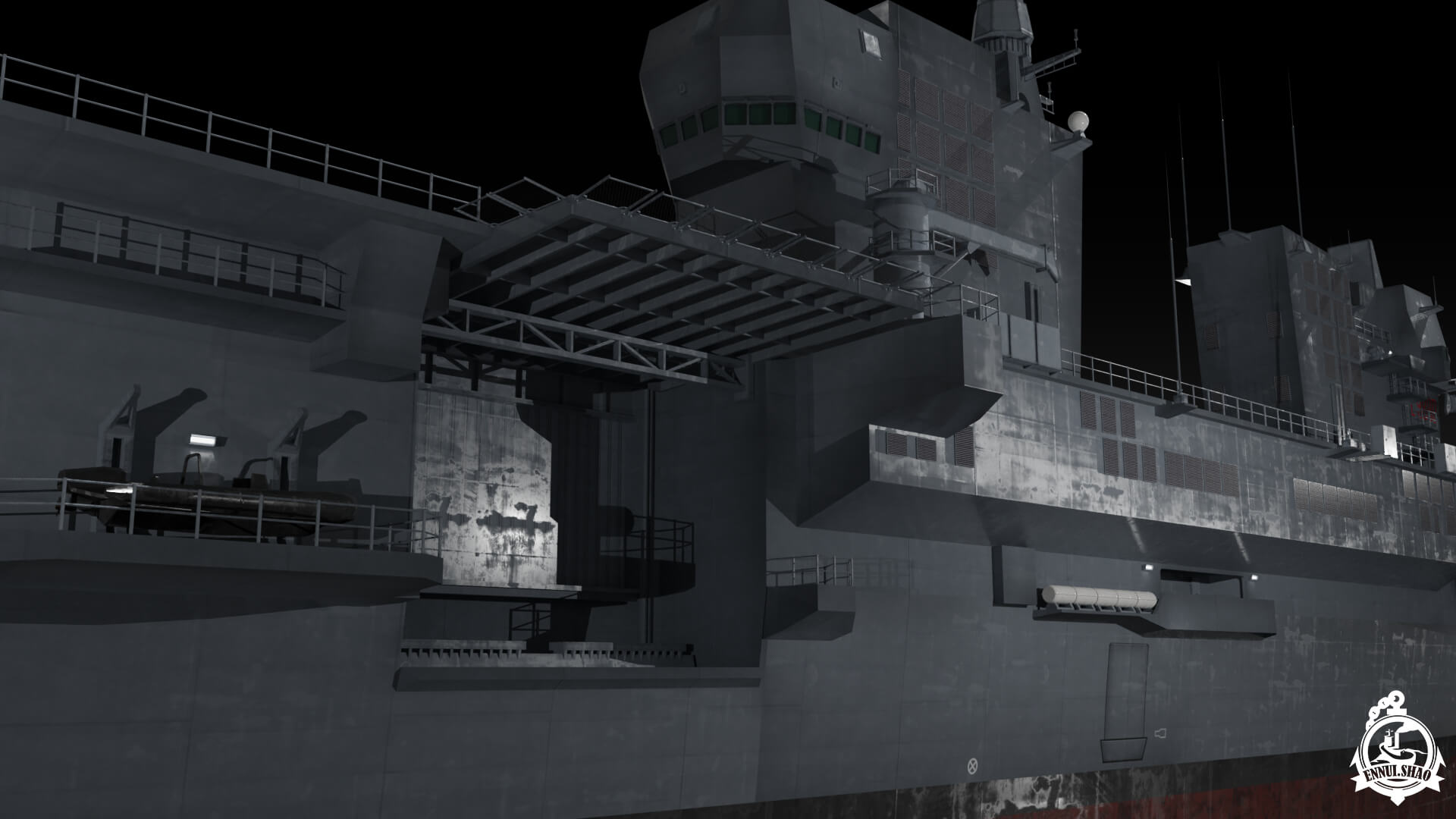 ITS Trieste aircraft carrier - 3D Model by ennuishao