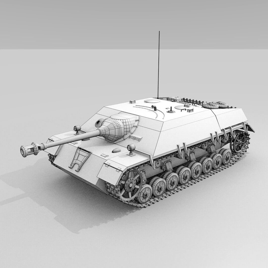 Jagdpanzer IV L48 - 3D Model by ennuishao