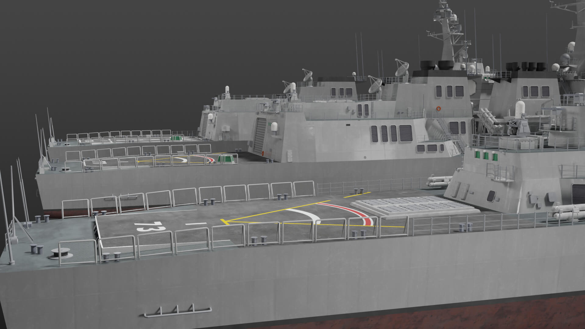 Jmsdf Aegis Destroyers Collection - 3D Model by ennuishao