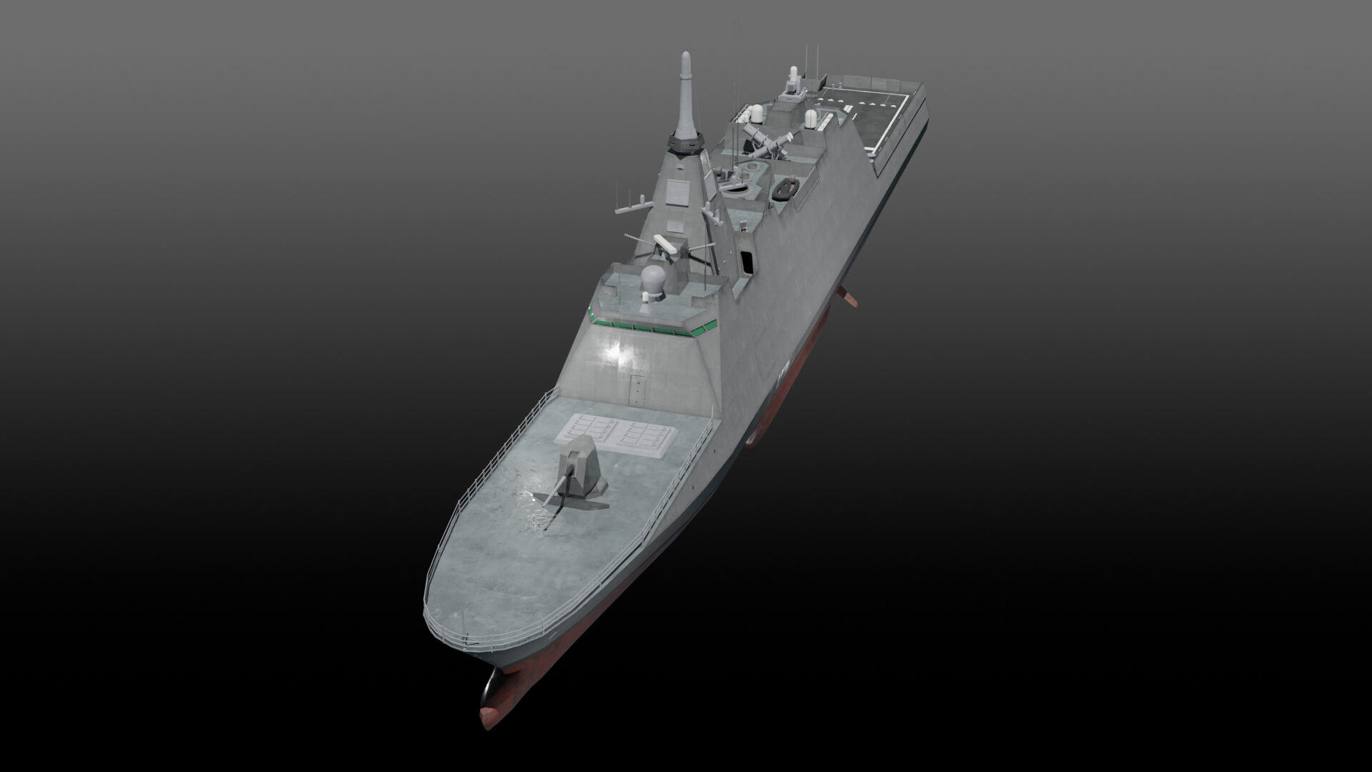 Jmsdf Mogami Class Frigate - 3D Model by ennuishao