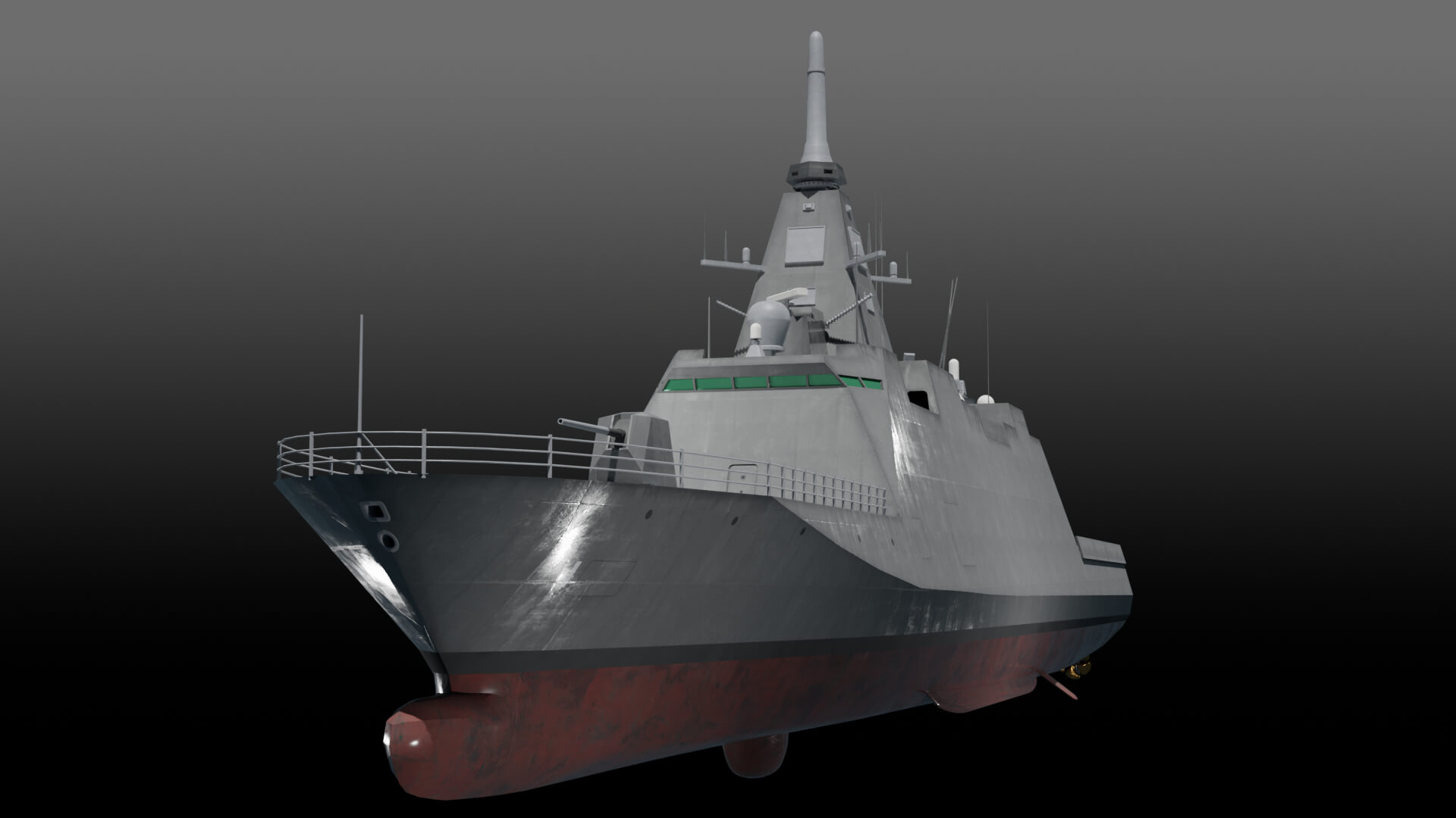 Jmsdf Mogami Class Frigate - 3D Model by ennuishao