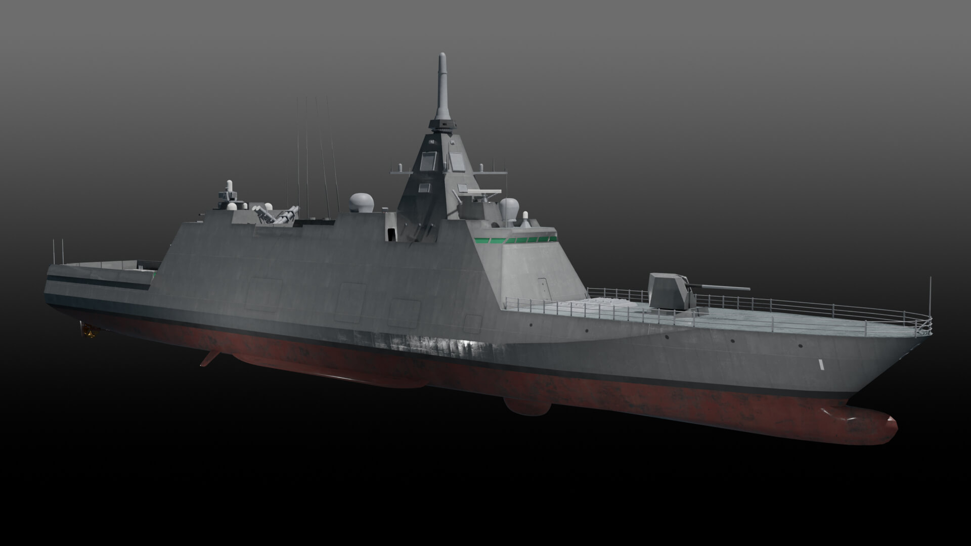 Jmsdf Mogami Class Frigate - 3D Model by ennuishao