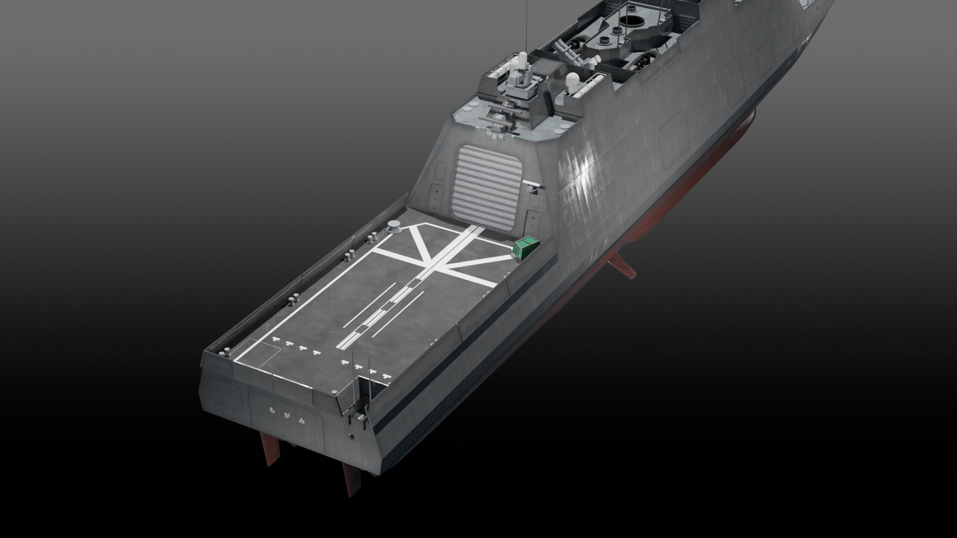 Jmsdf Mogami Class Frigate - 3D Model by ennuishao