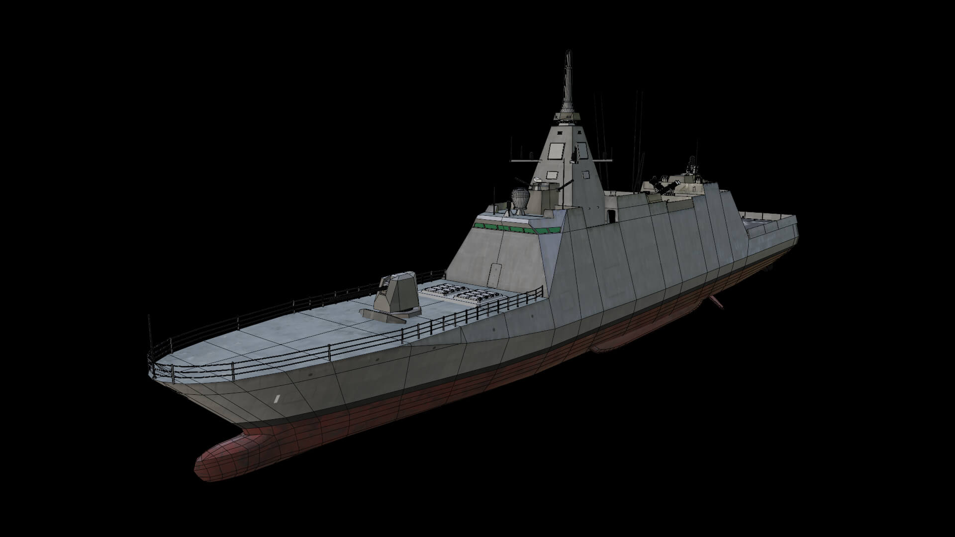 Jmsdf Mogami Class Frigate - 3D Model by ennuishao