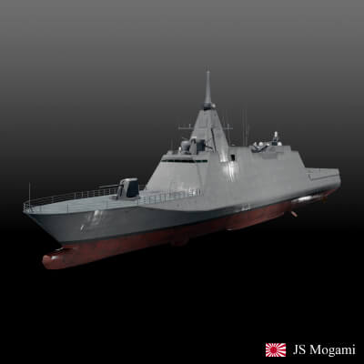 Jmsdf Mogami Class Frigate - 3D Model by ennuishao