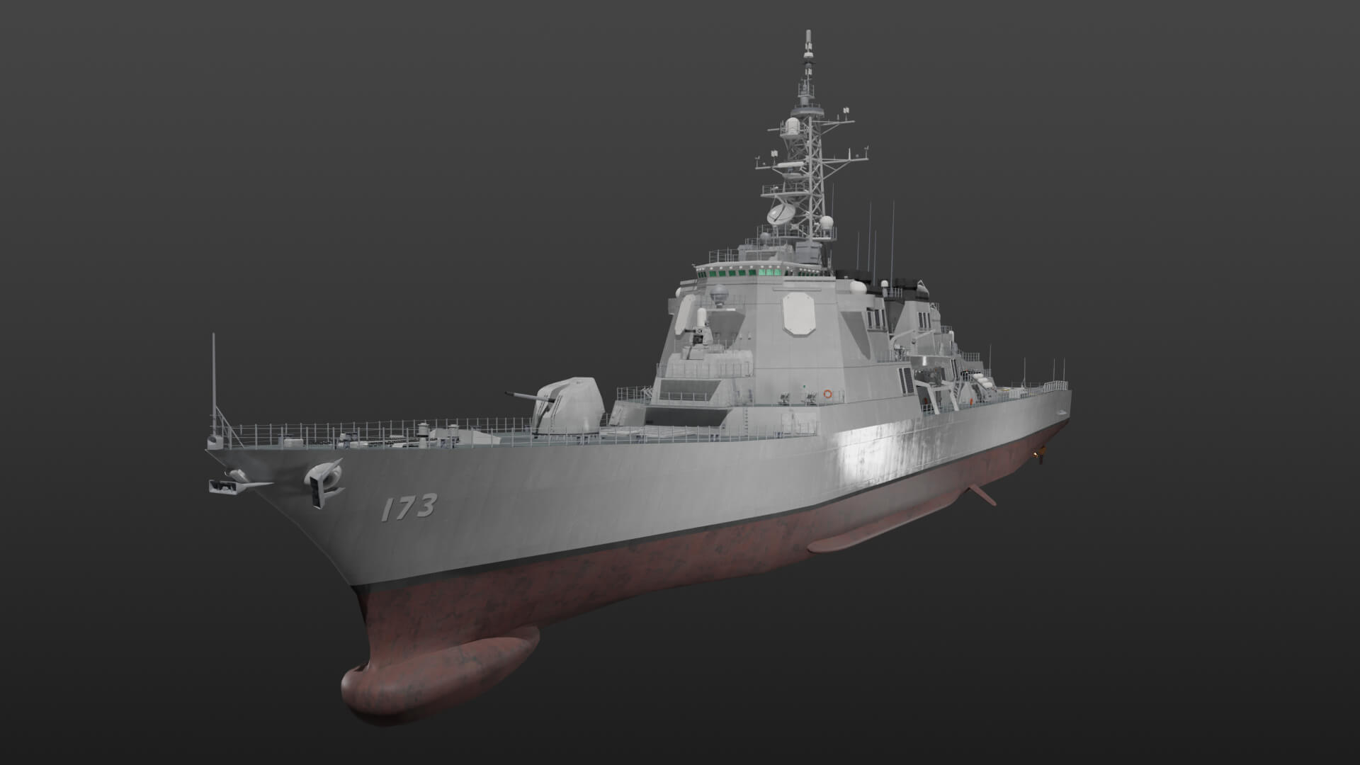 Kongo Class Destroyer - 3D Model by ennuishao