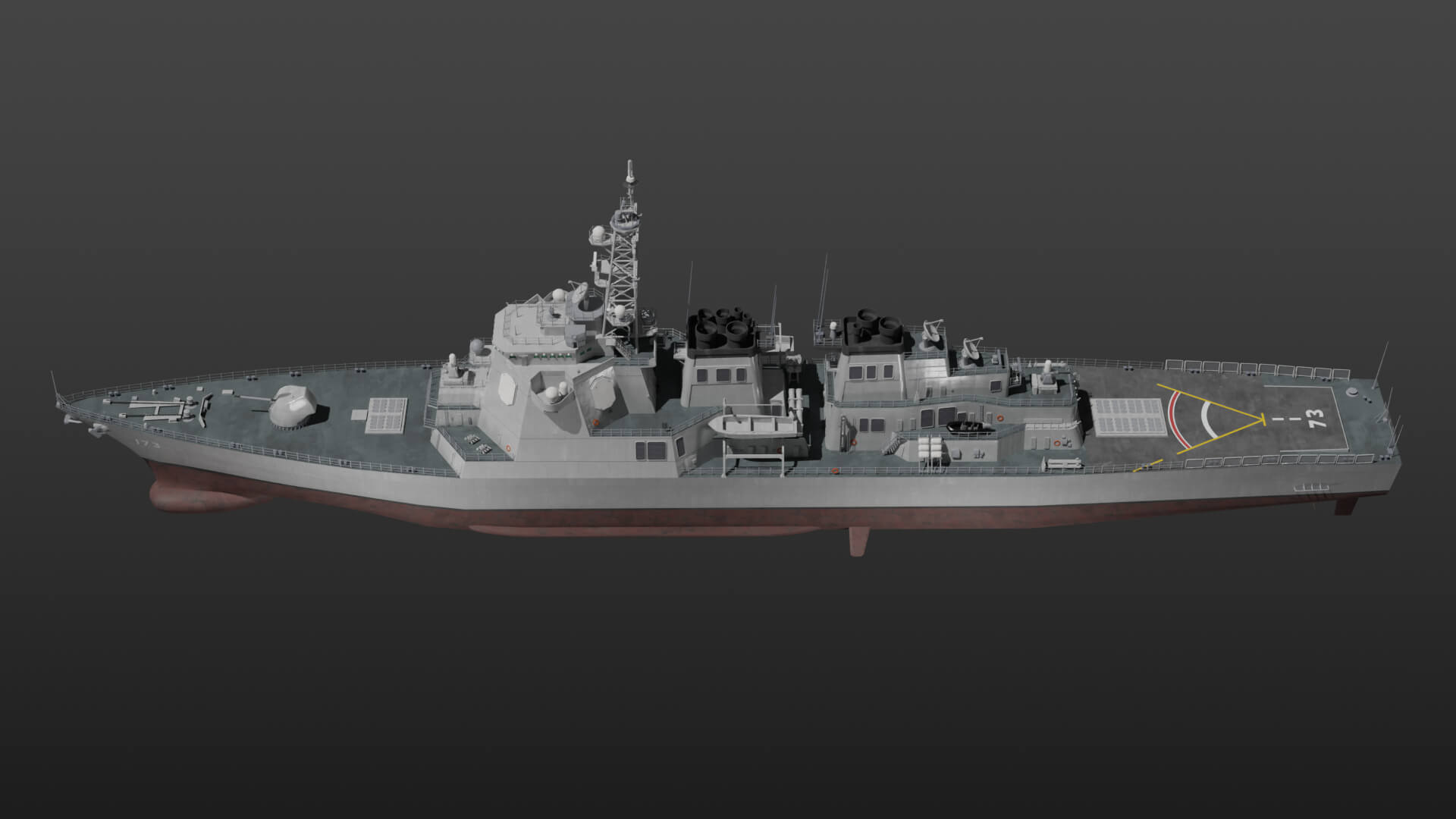 Kongo Class Destroyer - 3D Model by ennuishao