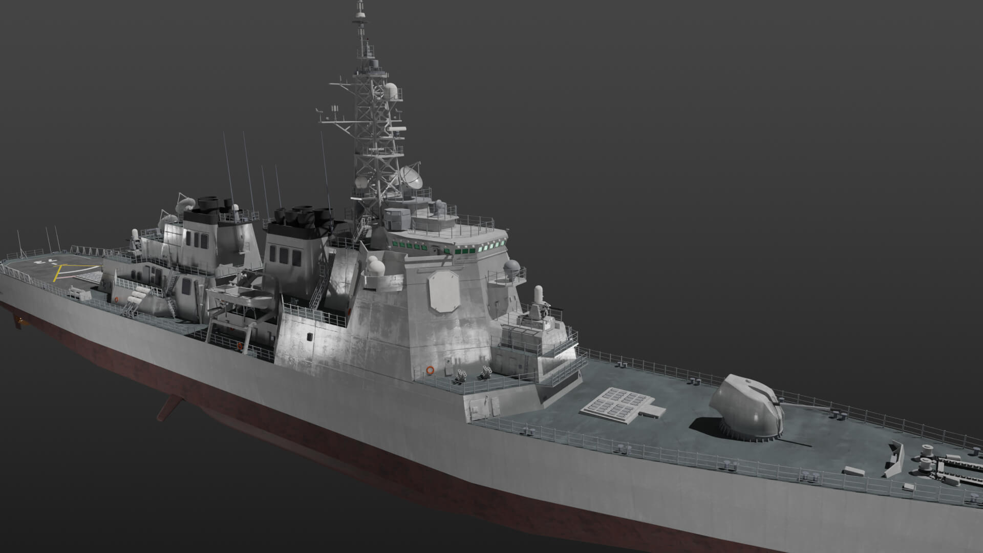 Kongo Class Destroyer - 3D Model by ennuishao