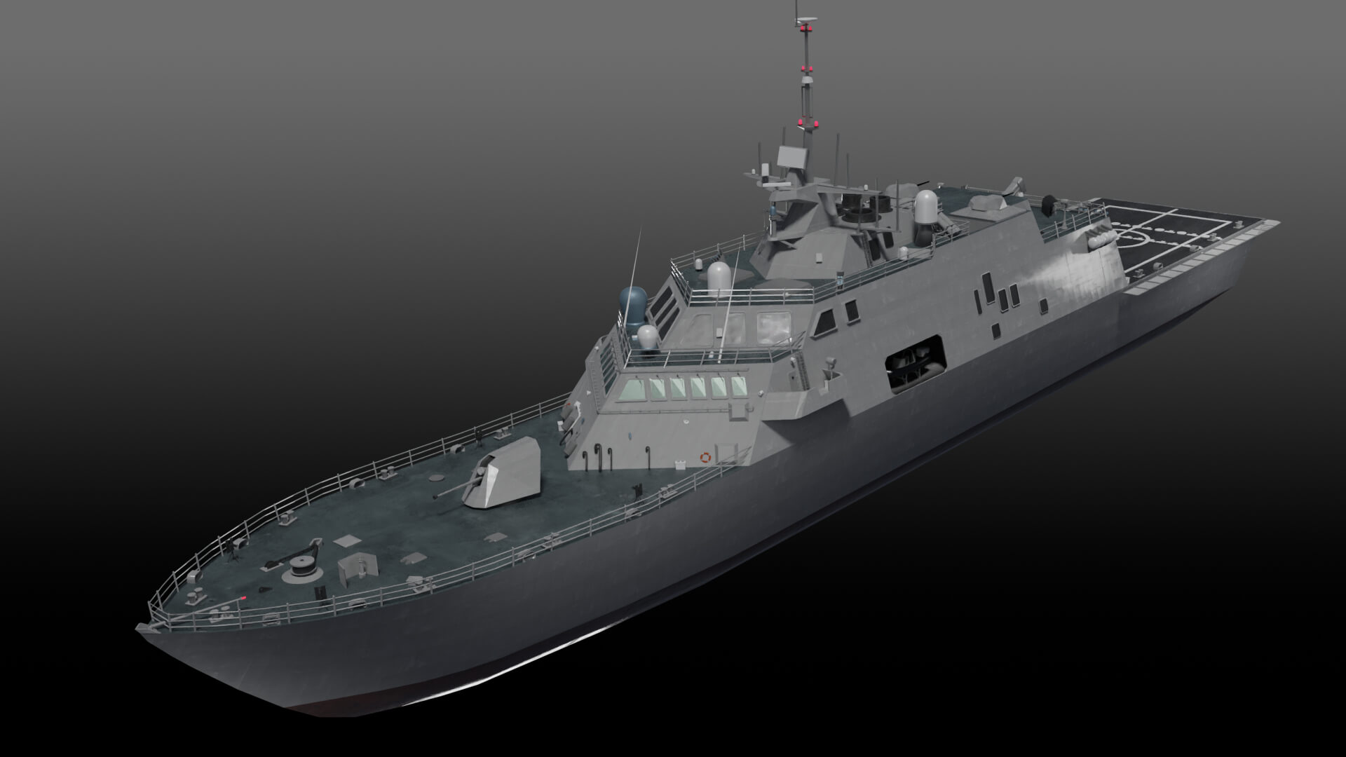 Littroal Combat Ship Freedom Class - 3D Model by ennuishao