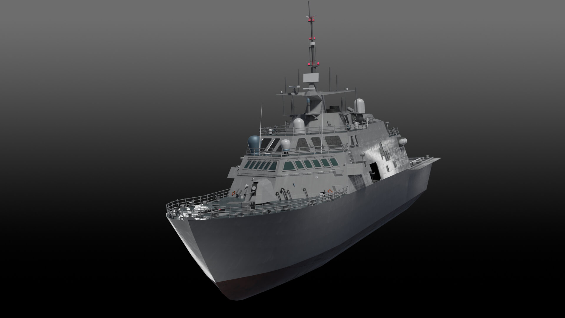Littroal Combat Ship Freedom Class - 3D Model by ennuishao