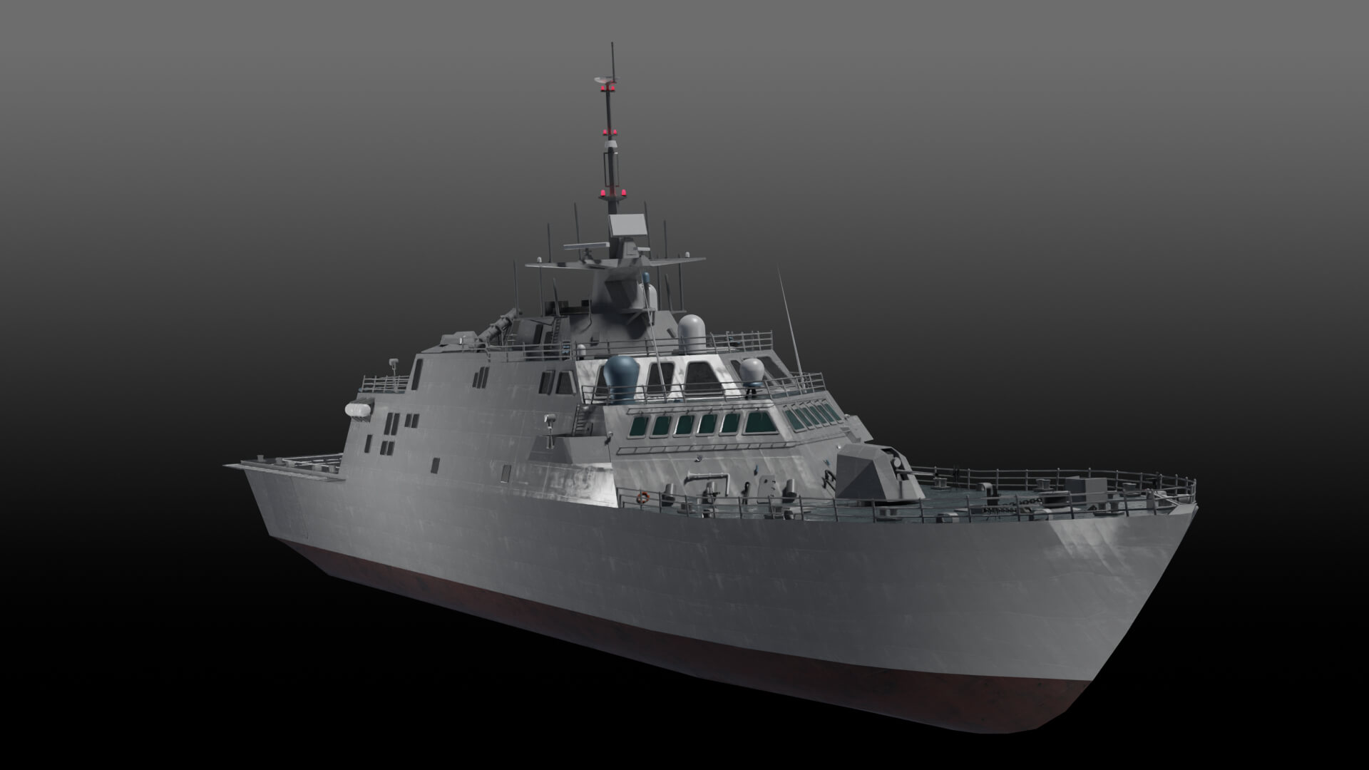 Littroal Combat Ship Freedom Class - 3D Model by ennuishao