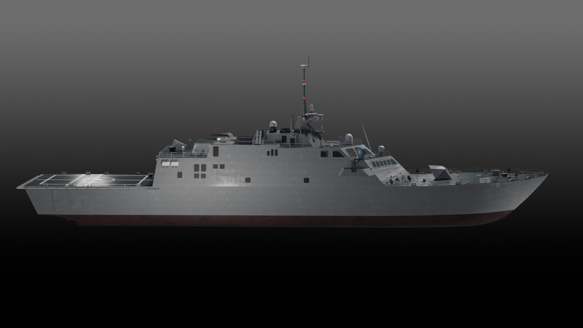 Littroal Combat Ship Freedom Class - 3D Model by ennuishao