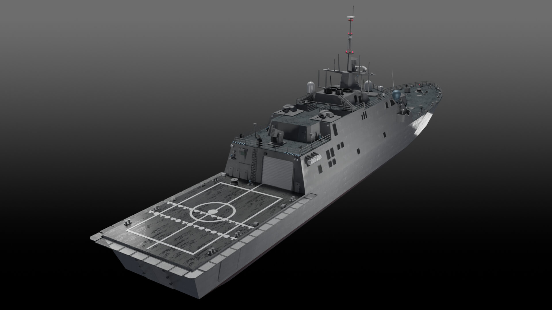 Littroal Combat Ship Freedom Class - 3D Model by ennuishao