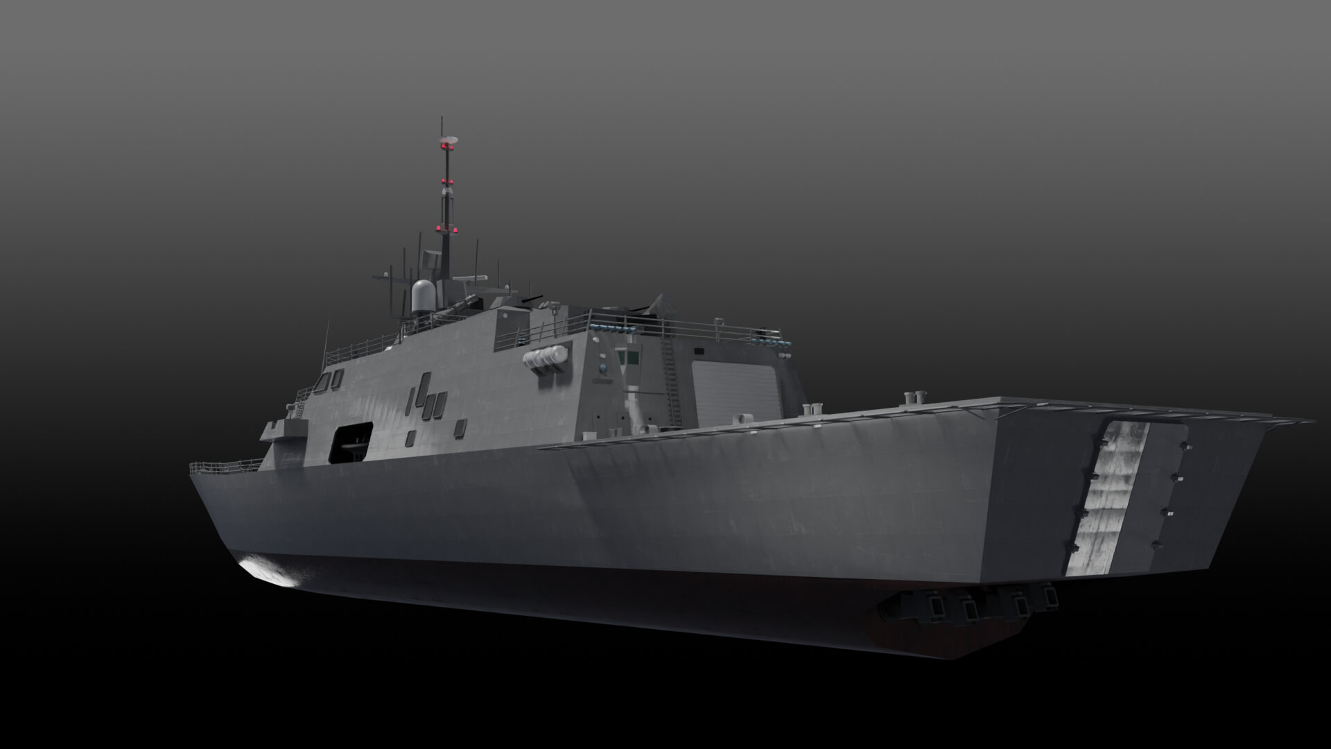 Littroal Combat Ship Freedom Class - 3D Model by ennuishao