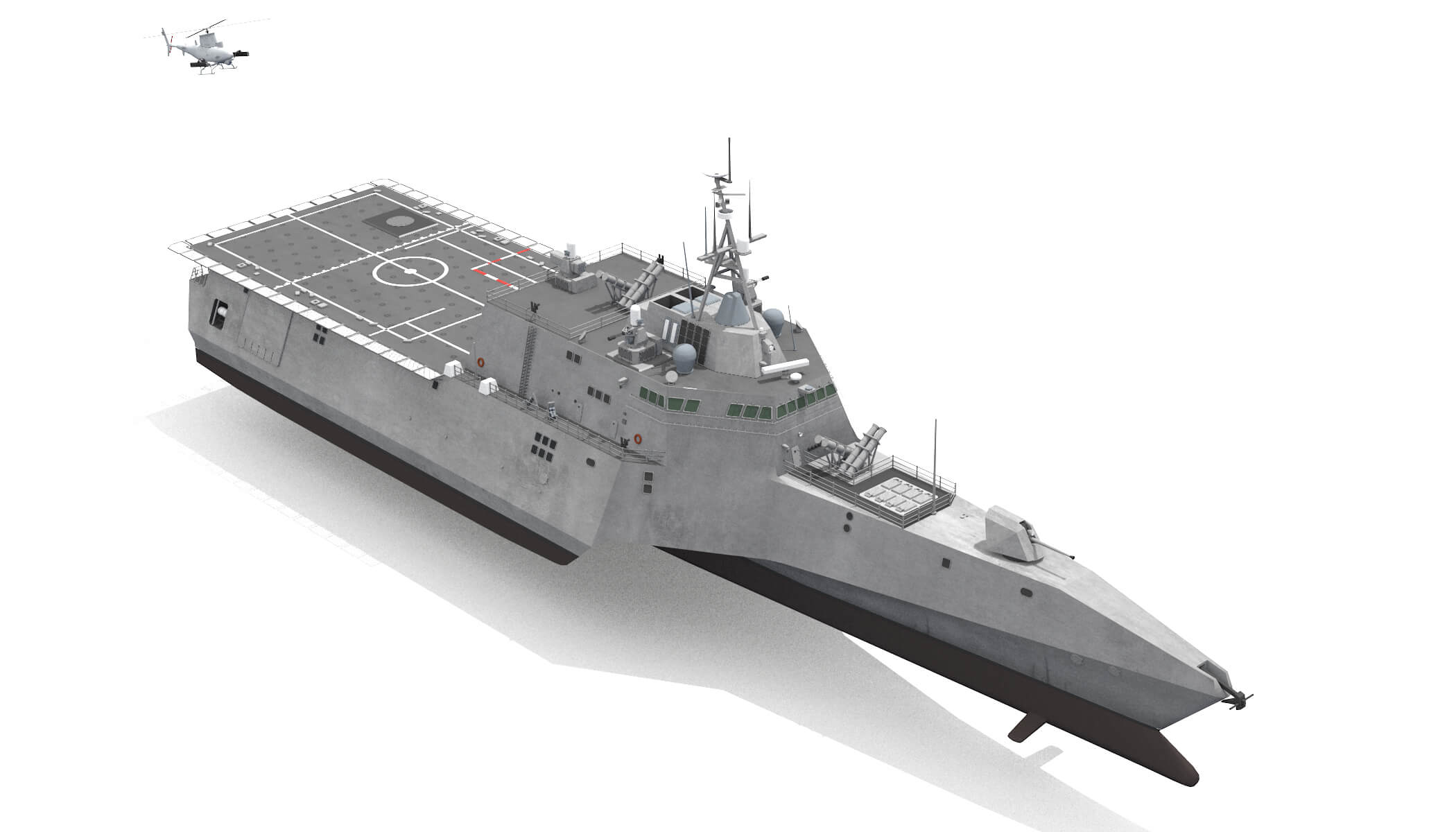 Littroal Combat Ship Independence Class - 3D Model by ennuishao