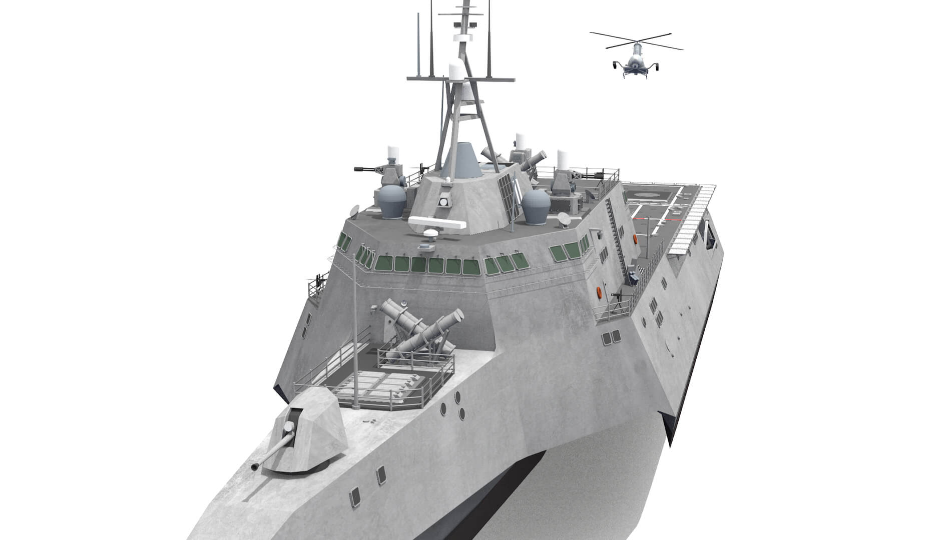 Littroal Combat Ship Independence Class - 3D Model by ennuishao