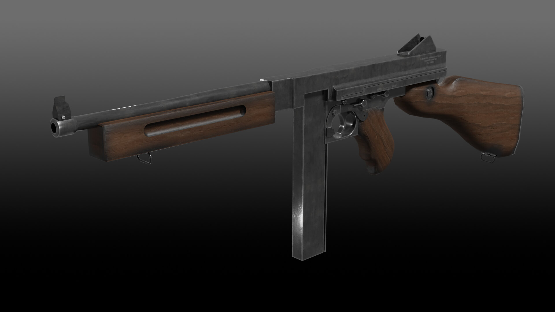 M1A1 Thompson - 3D Model by ennuishao
