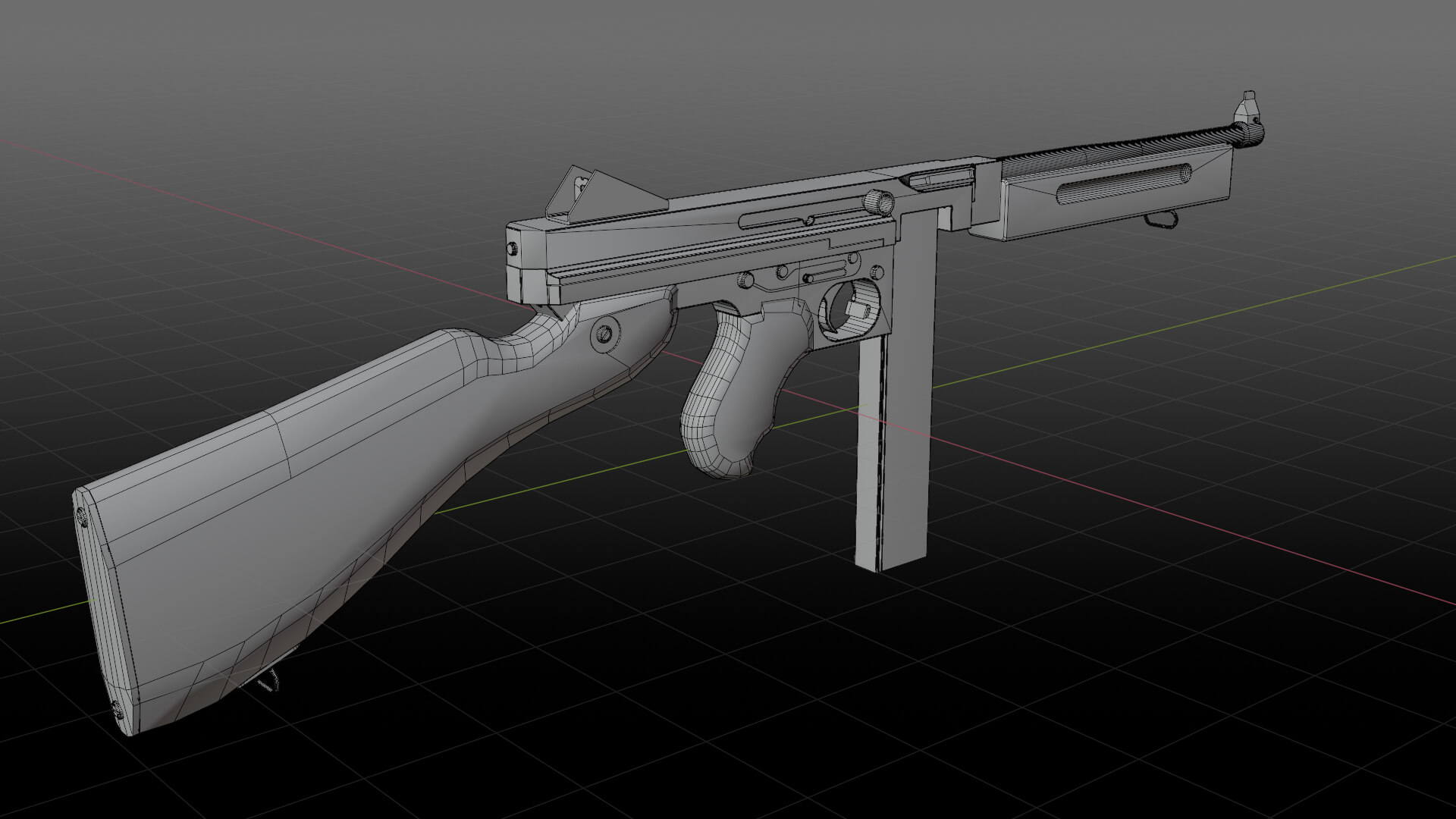 M1A1 Thompson - 3D Model by ennuishao