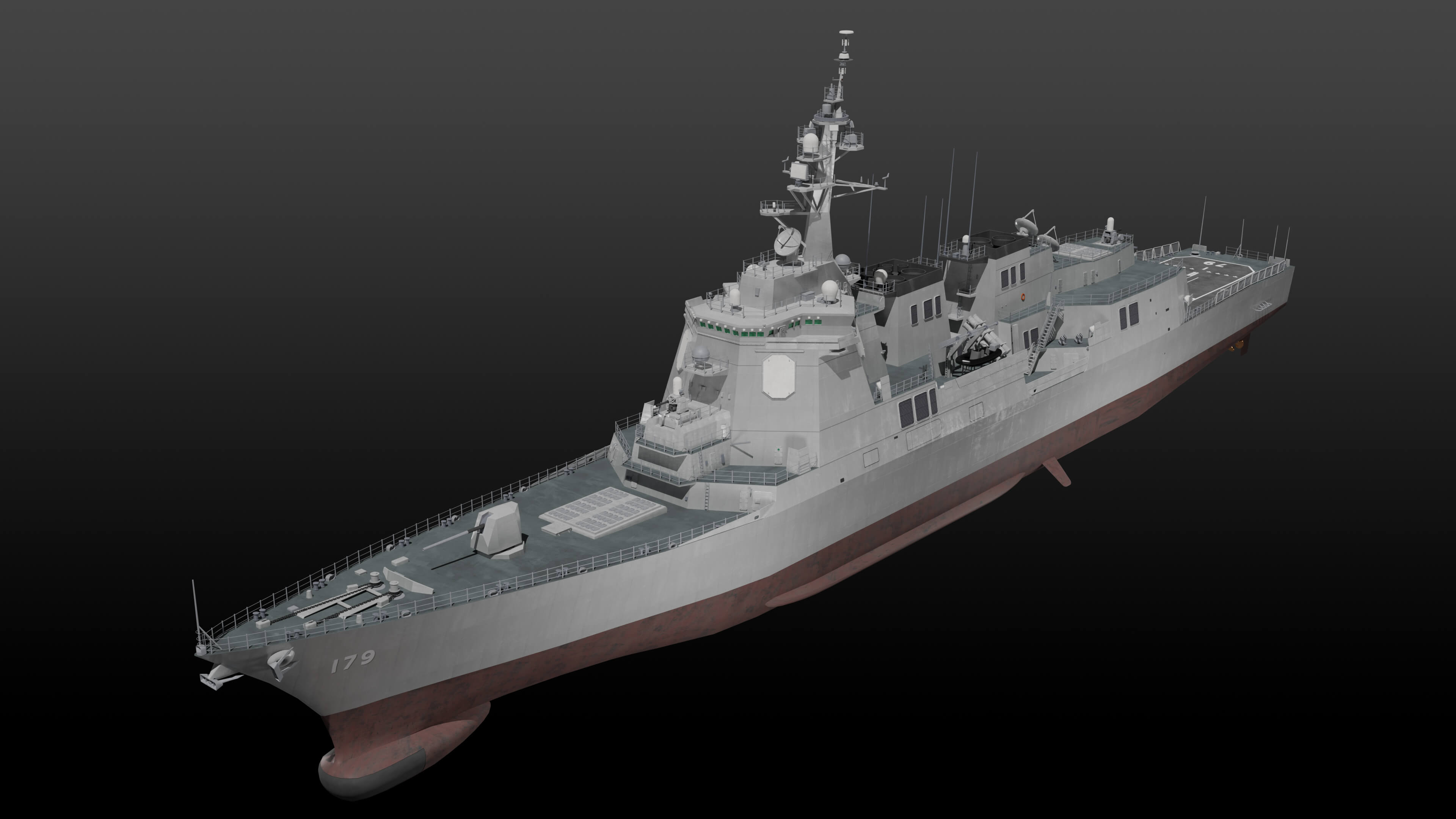 Maya Class Destroyer - 3D Model by ennuishao