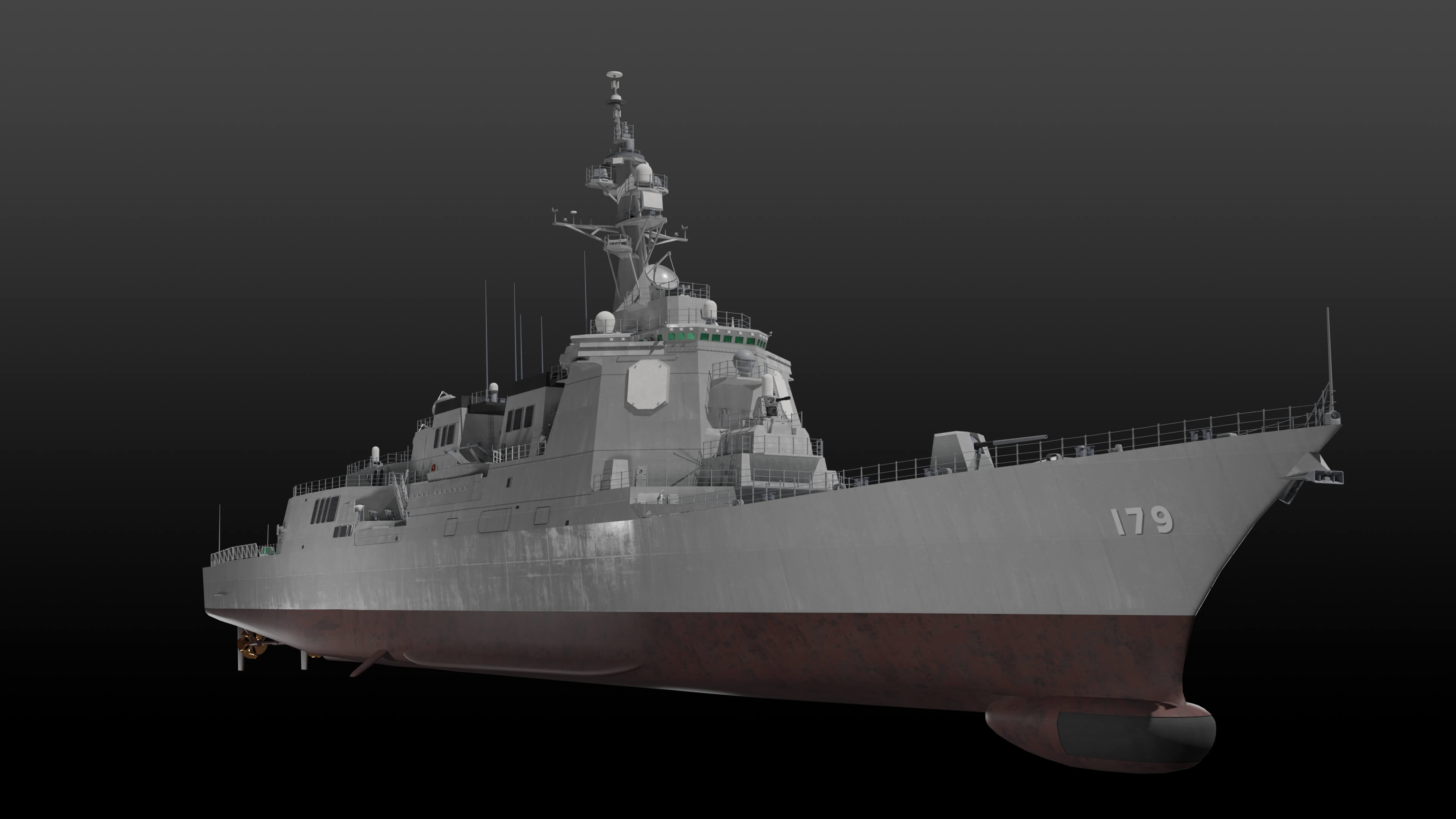 Maya Class Destroyer - 3D Model by ennuishao