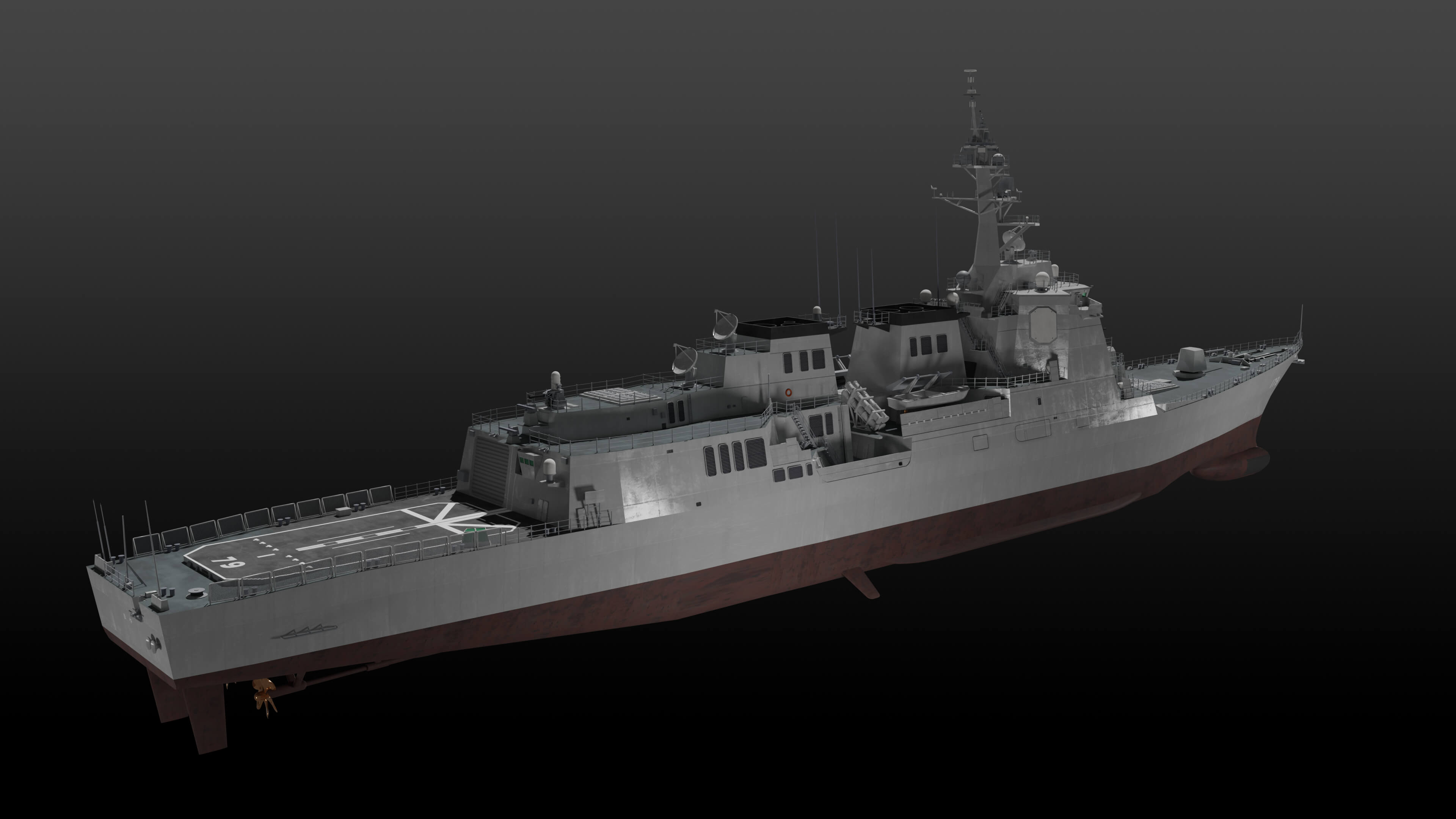 Maya Class Destroyer - 3D Model by ennuishao