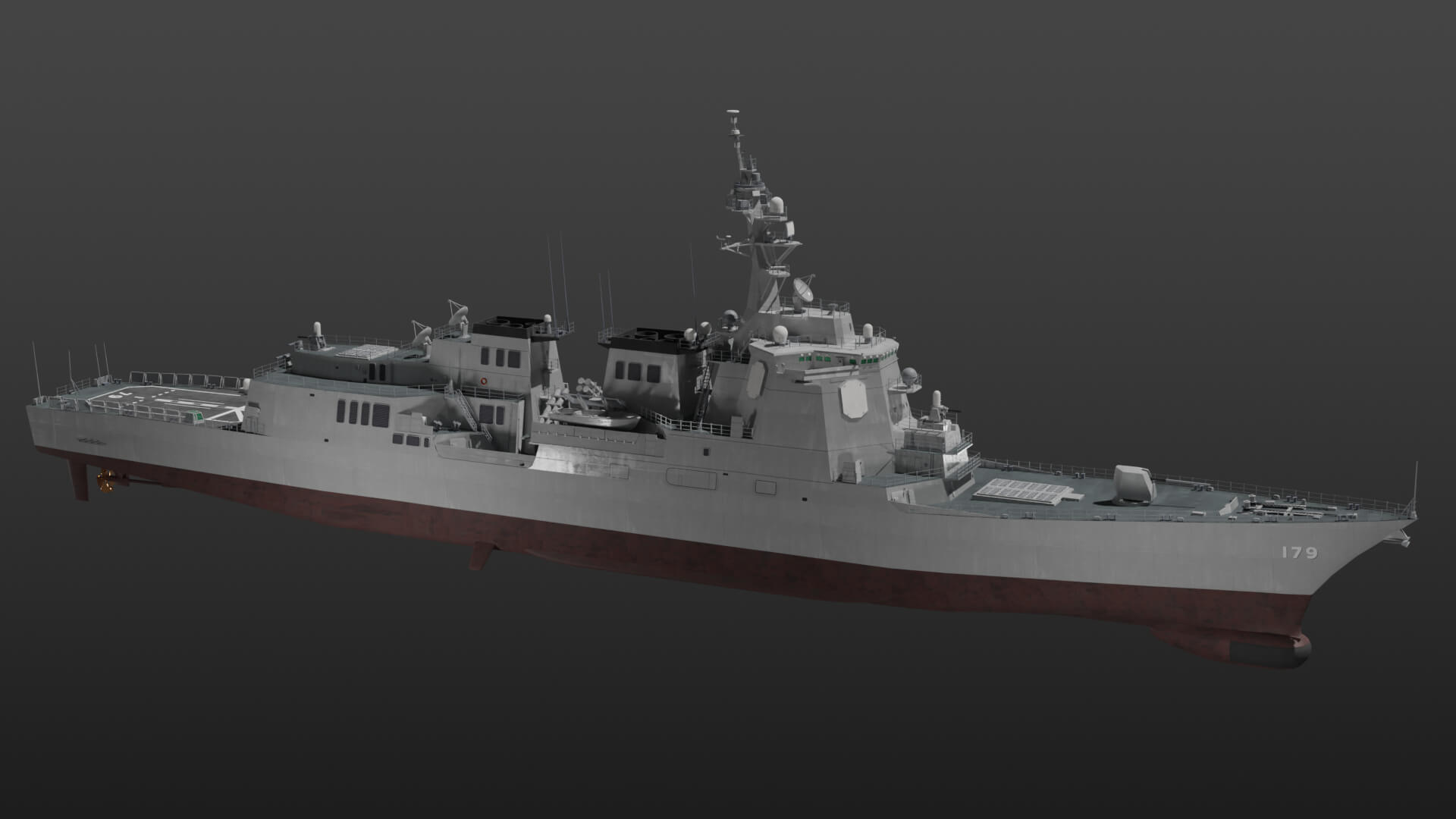 Maya Class Destroyer - 3D Model by ennuishao