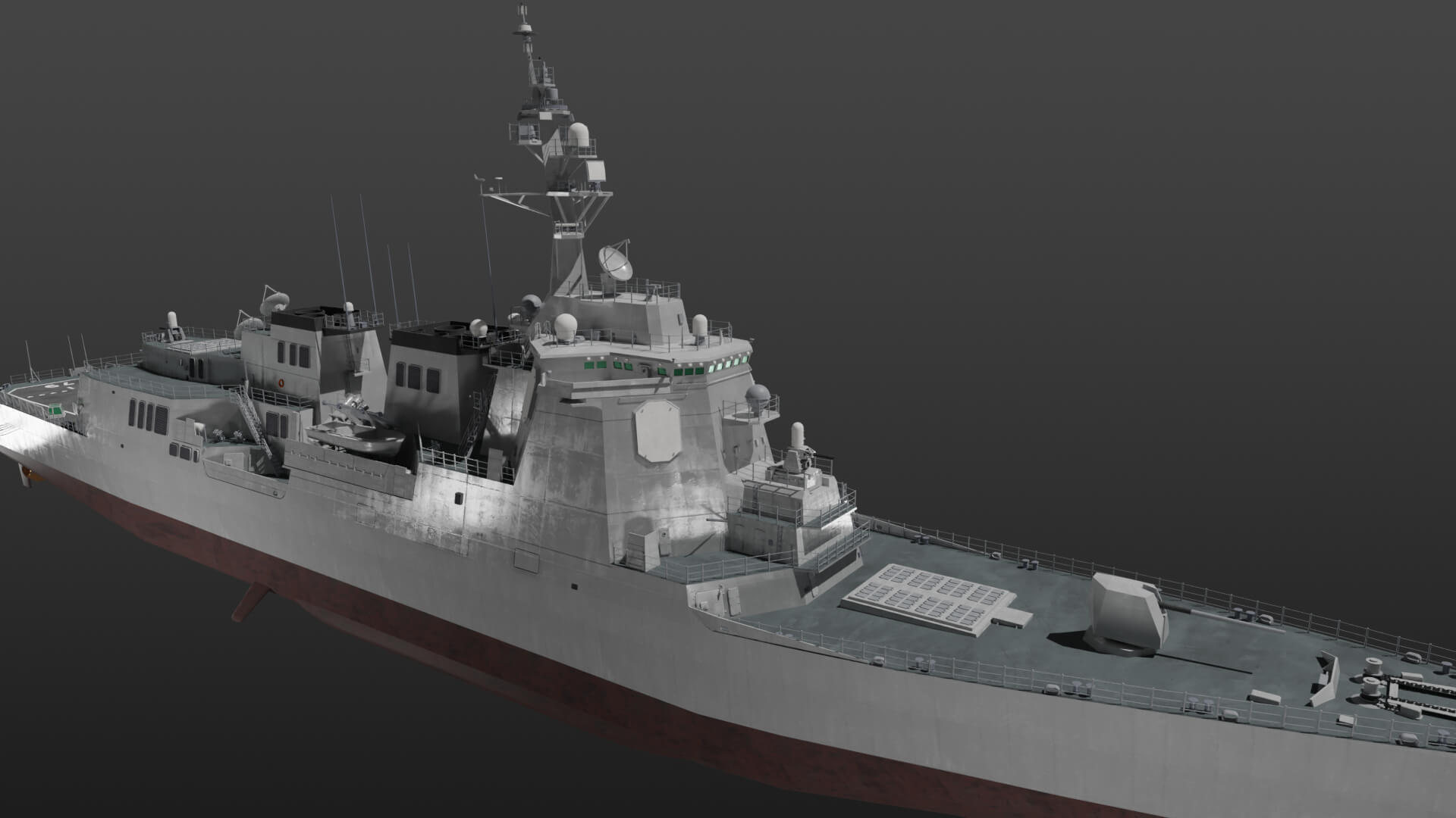 Maya Class Destroyer - 3D Model by ennuishao