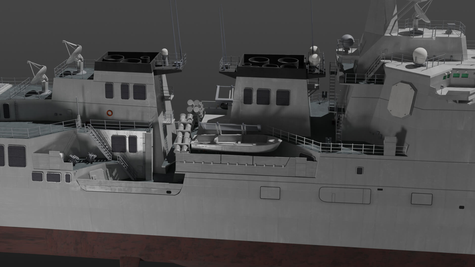 Maya Class Destroyer - 3D Model by ennuishao
