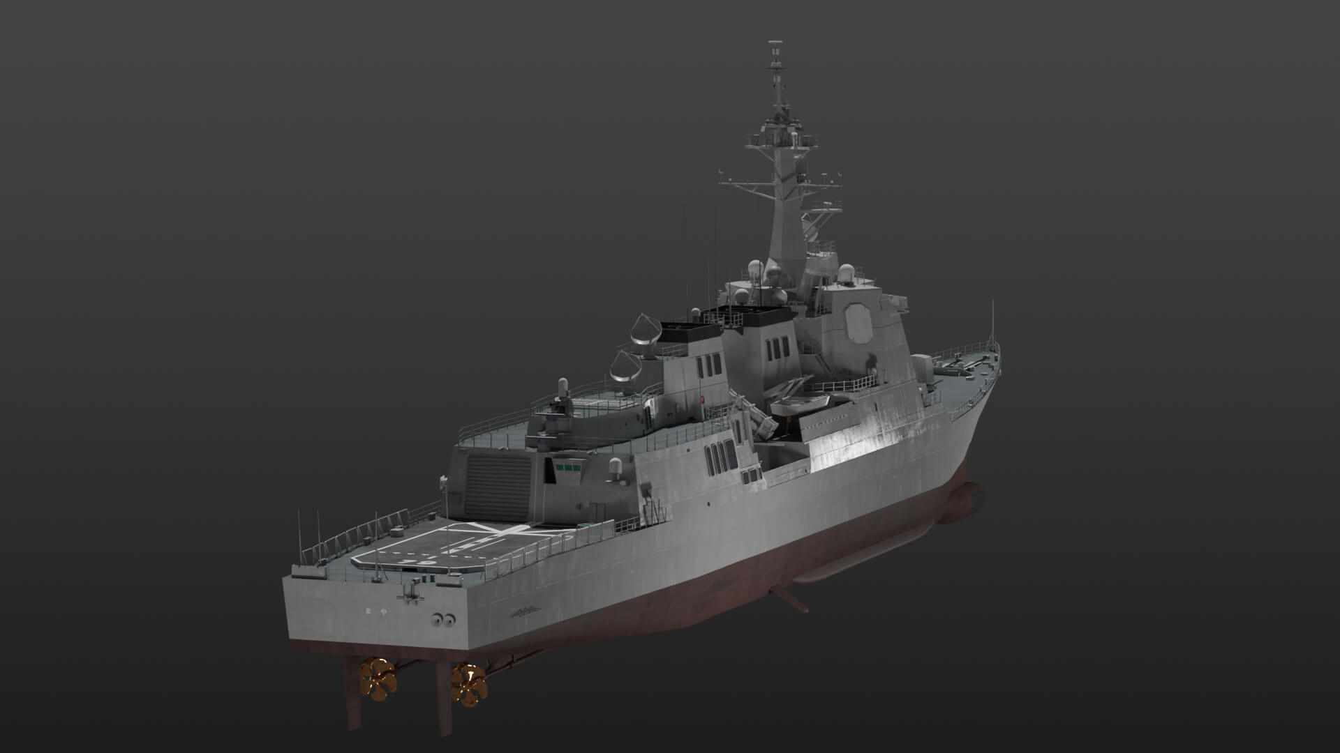 Maya Class Destroyer - 3D Model by ennuishao