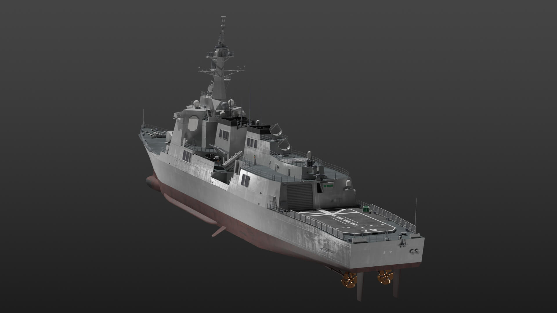 Maya Class Destroyer - 3D Model by ennuishao