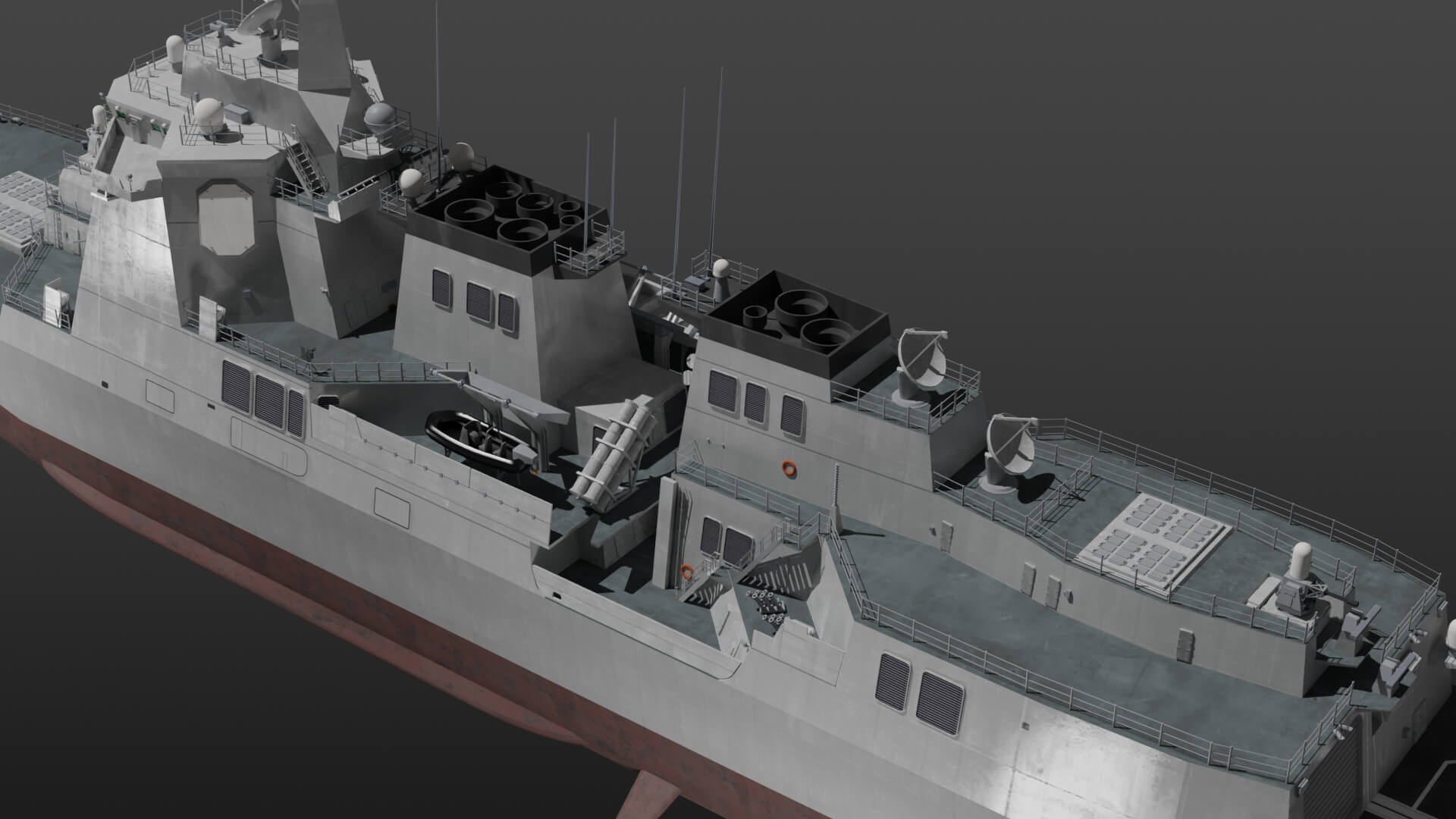 Maya Class Destroyer - 3D Model by ennuishao