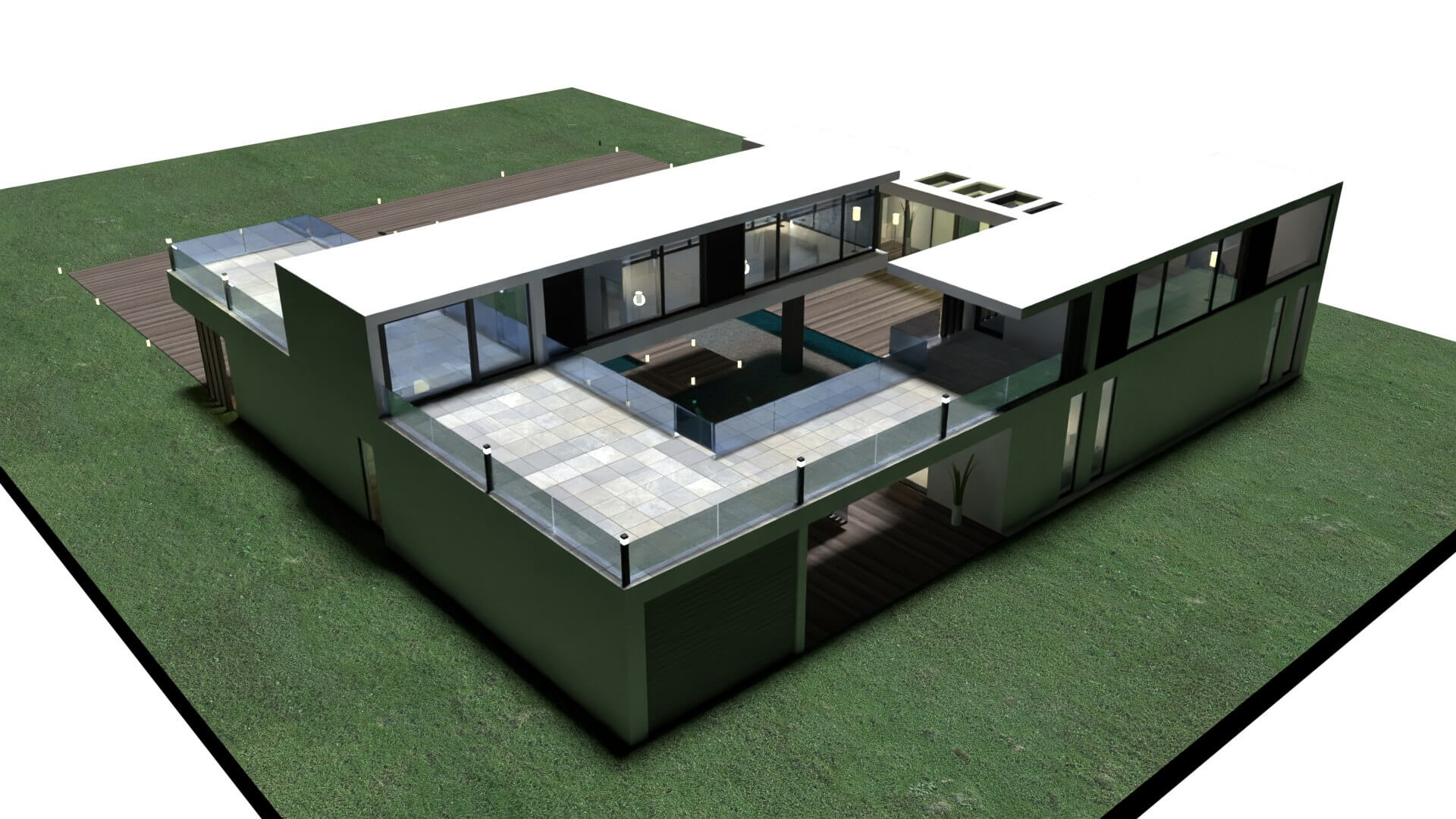 Modern Villa - 3D Model by ennuishao