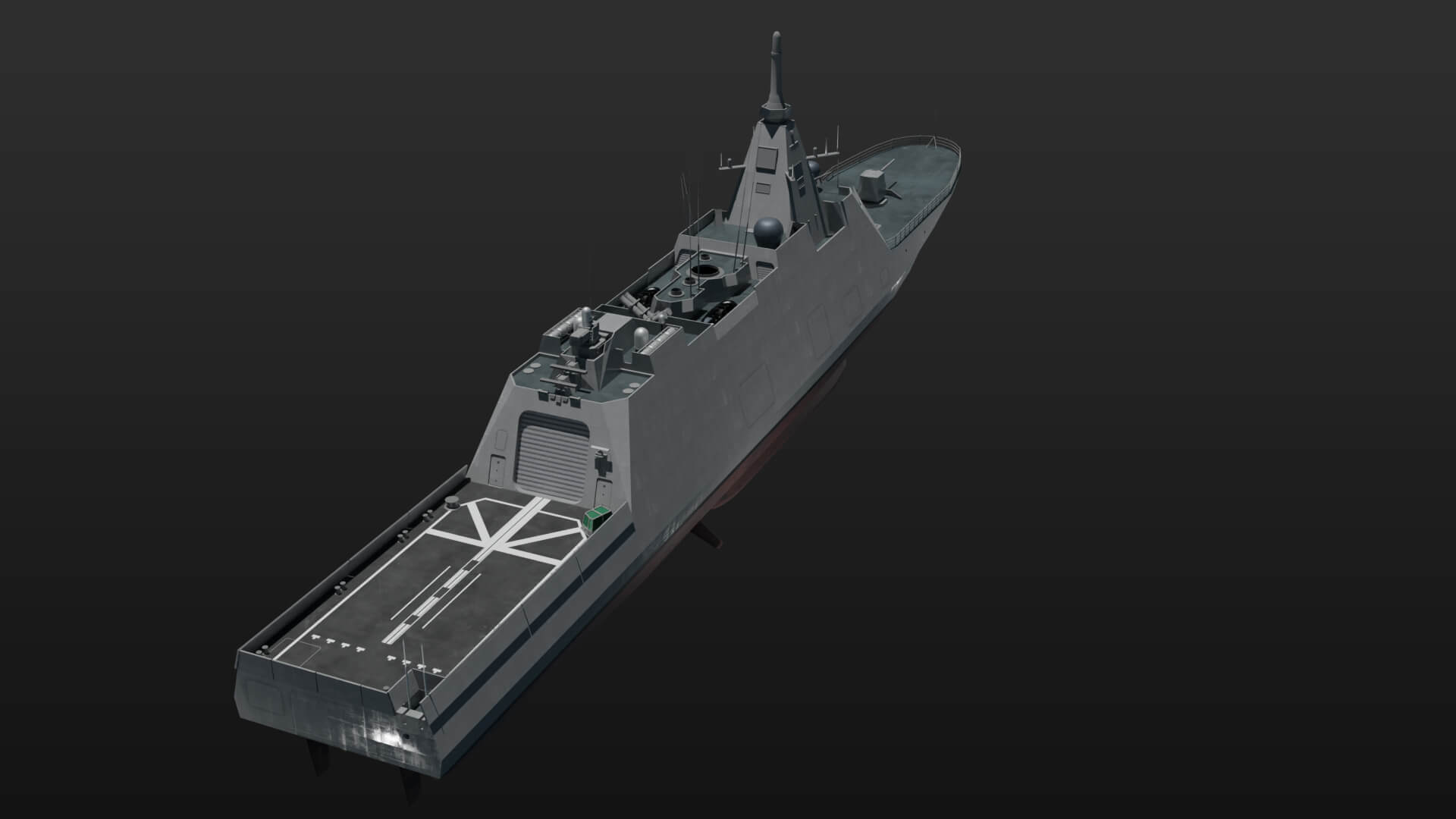 Mogami Class Frigate - 3D Model by ennuishao