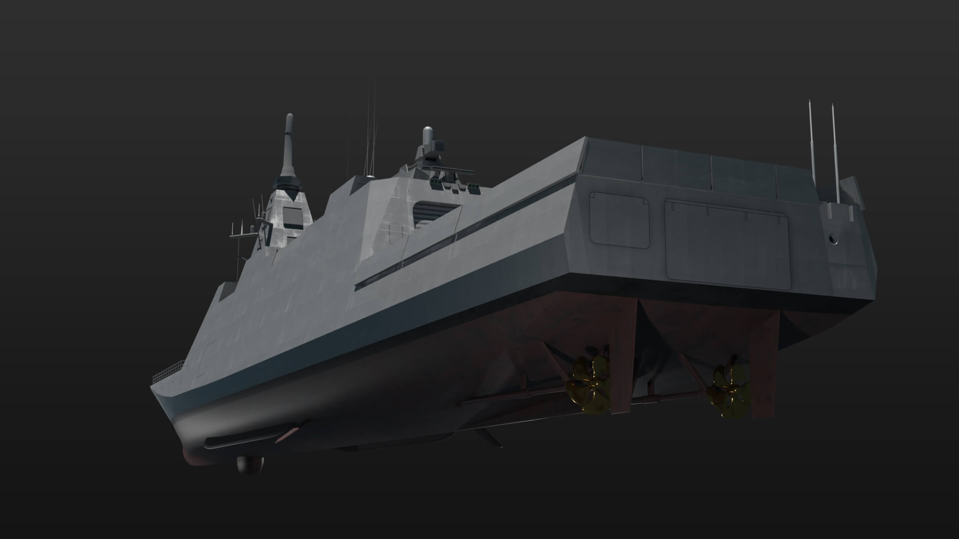 Mogami Class Frigate - 3D Model by ennuishao