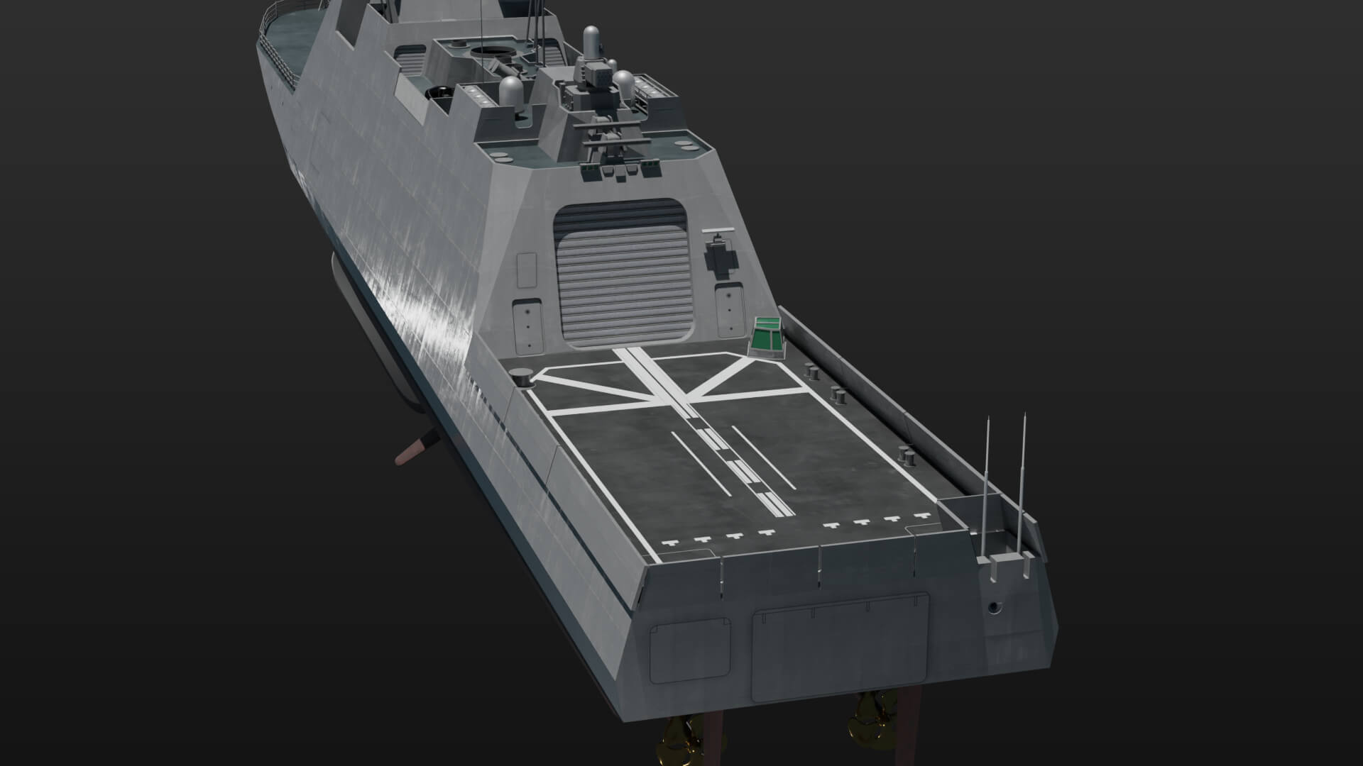 Mogami Class Frigate - 3D Model by ennuishao