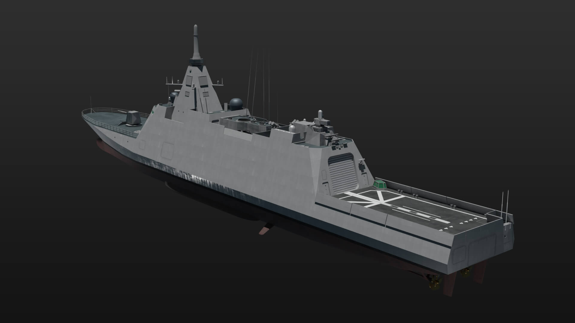 Mogami Class Frigate - 3D Model by ennuishao