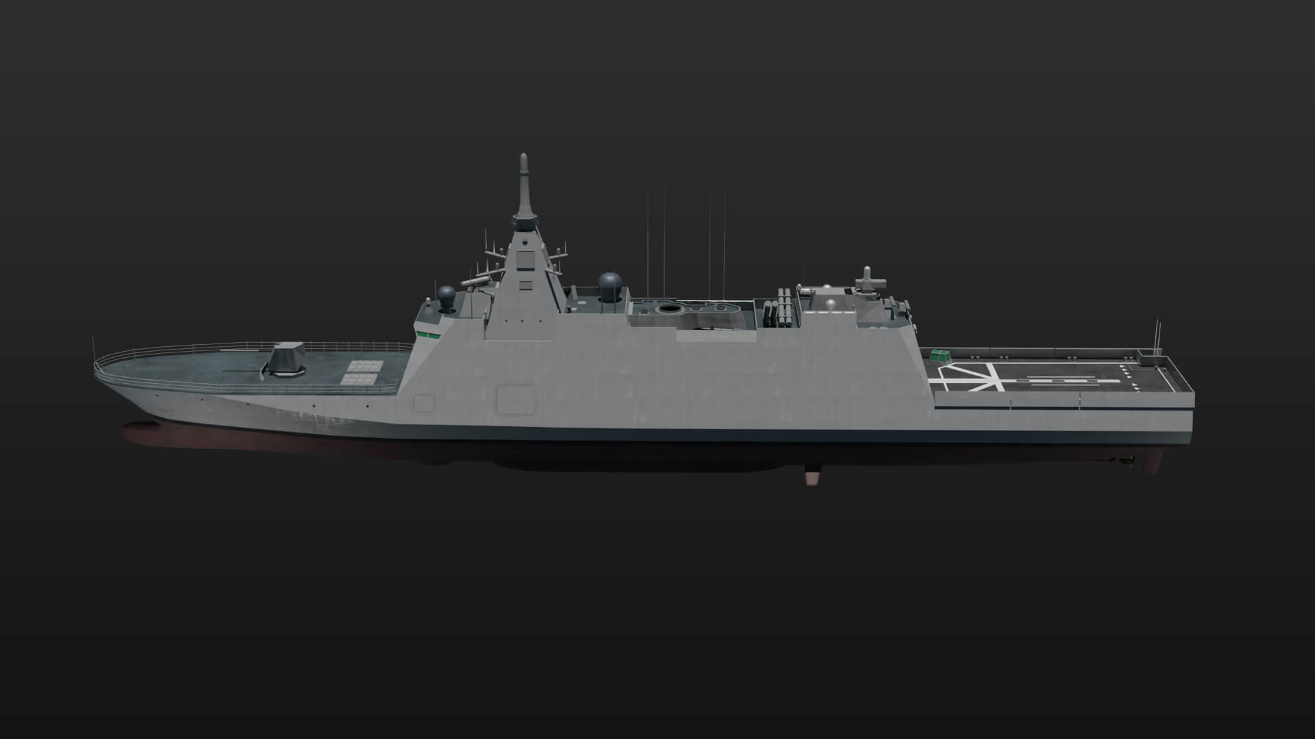 Mogami Class Frigate - 3D Model by ennuishao