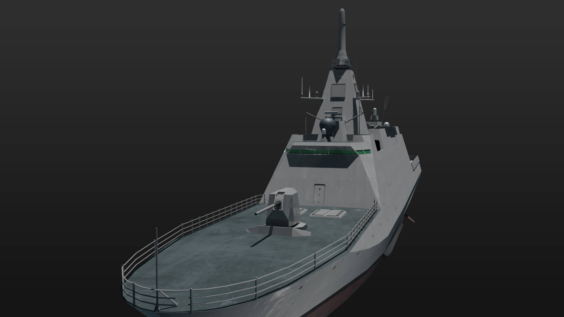 Mogami Class Frigate - 3D Model by ennuishao