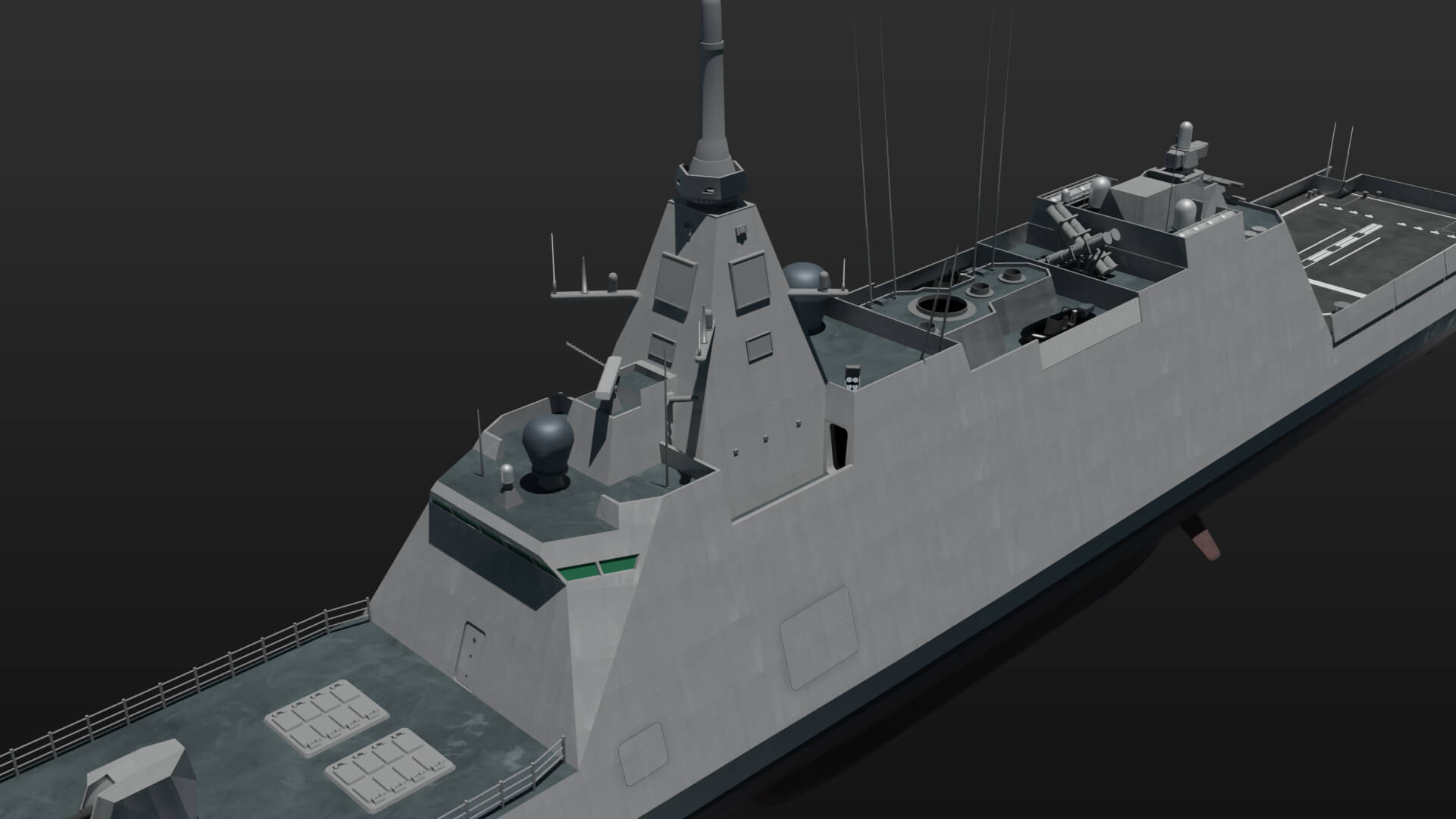 Mogami Class Frigate - 3D Model by ennuishao
